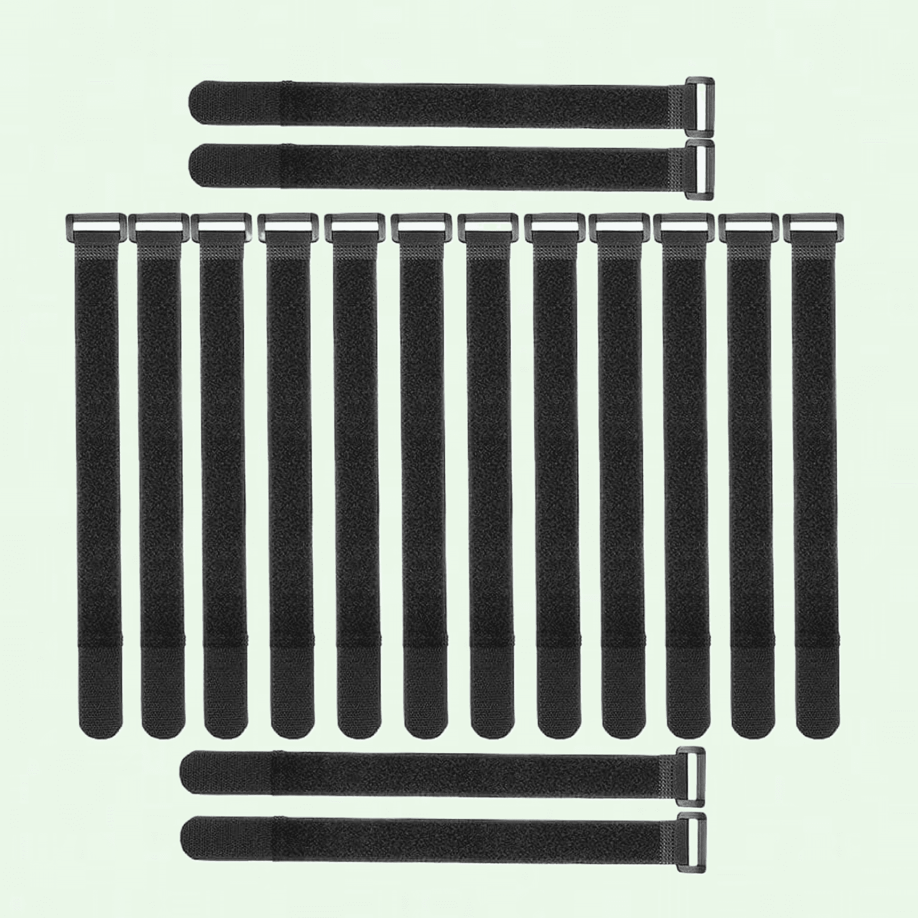 [16 Pack] Adjustable Cable Straps 12 inch, Reusable Hook and Loop Cord ...