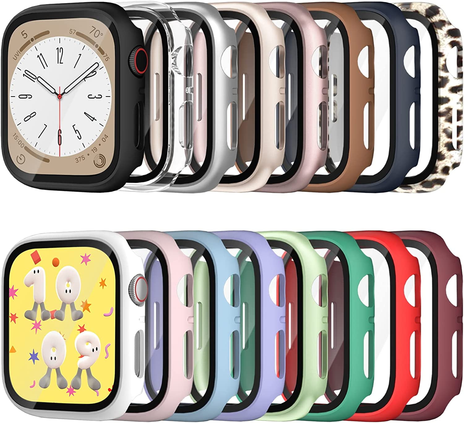 [16 Pack] for Apple Watch Series 8 ＆ Apple Watch Series 7 Screen ...