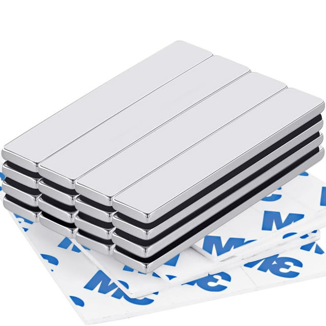16 Pack Bar Magnets, Powerful Neodymium Bar Magnets, Rare Earth Magnet ...