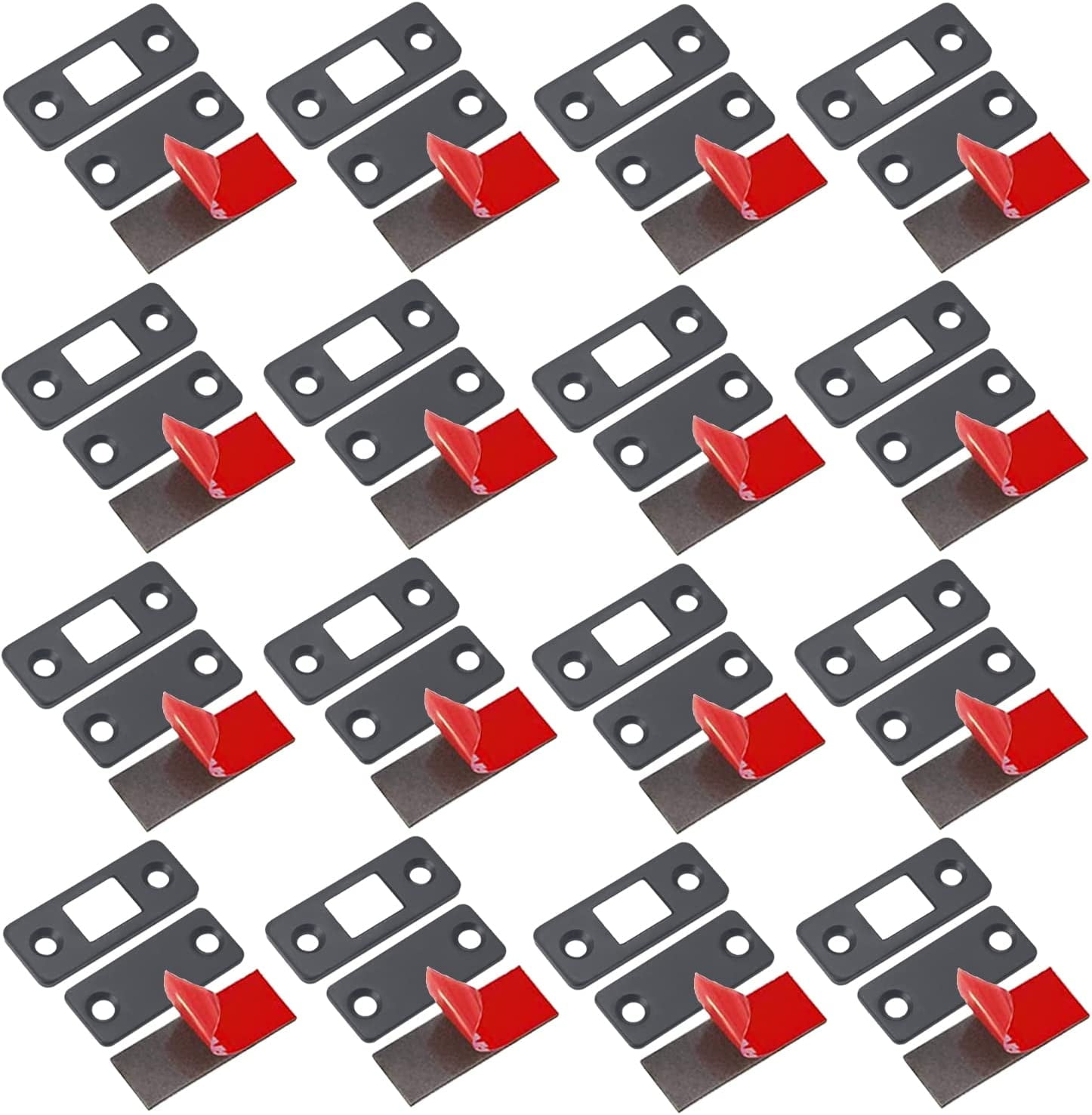 16 Pack Cabinet Door Magnets - Magnetic Cabinet Closures - Magnetic ...