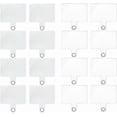 16 Pack Cell Phone Lanyard Tether Tab with Metal Ring, 2 Colors(White ...