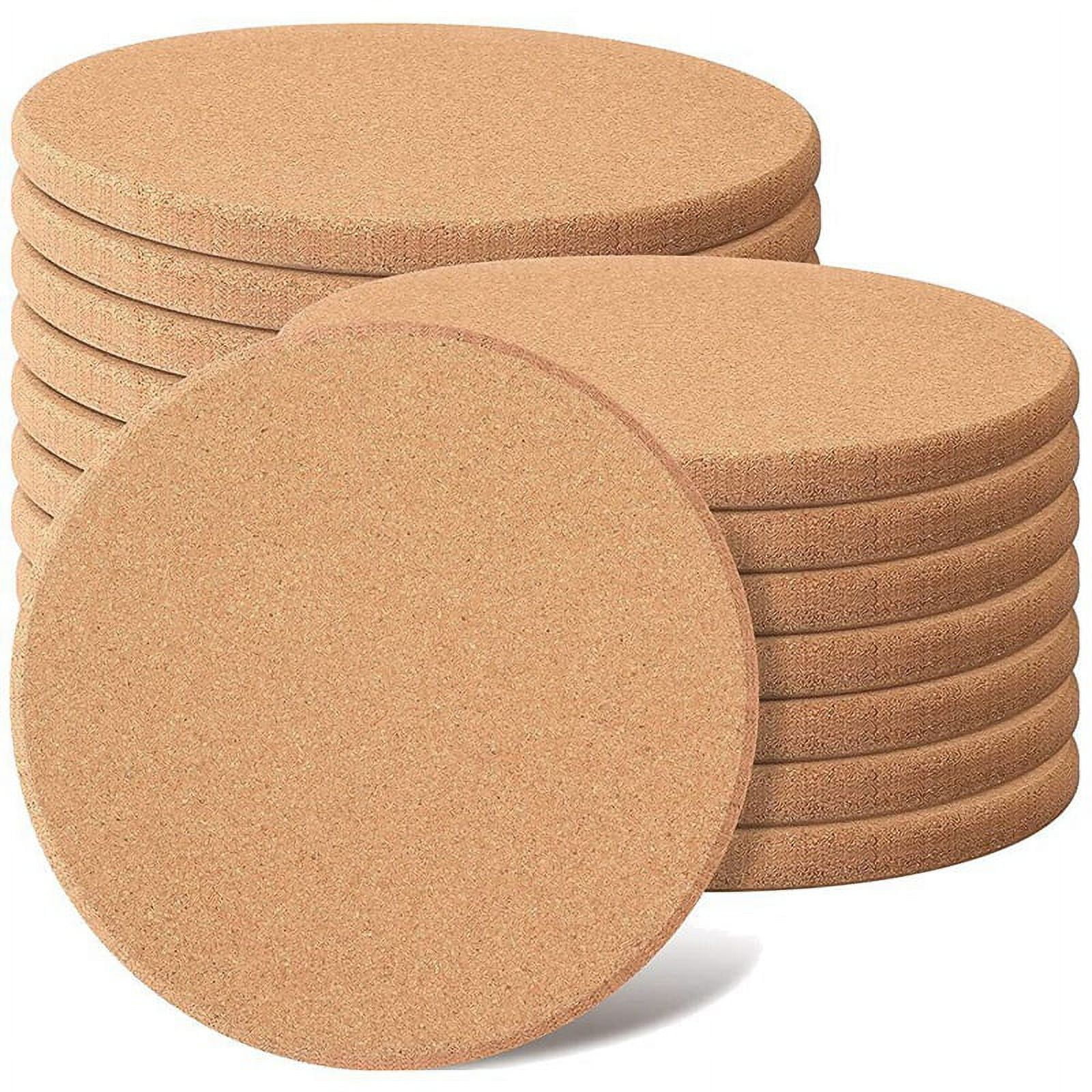 16 Pack Cork Coaster Thick Cork Trivets for Hot Dishes and Hot Pots ...