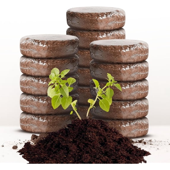 16 Pack Expanding Organic Fiber Soil, Amazing Potting Soil for Indoor ...