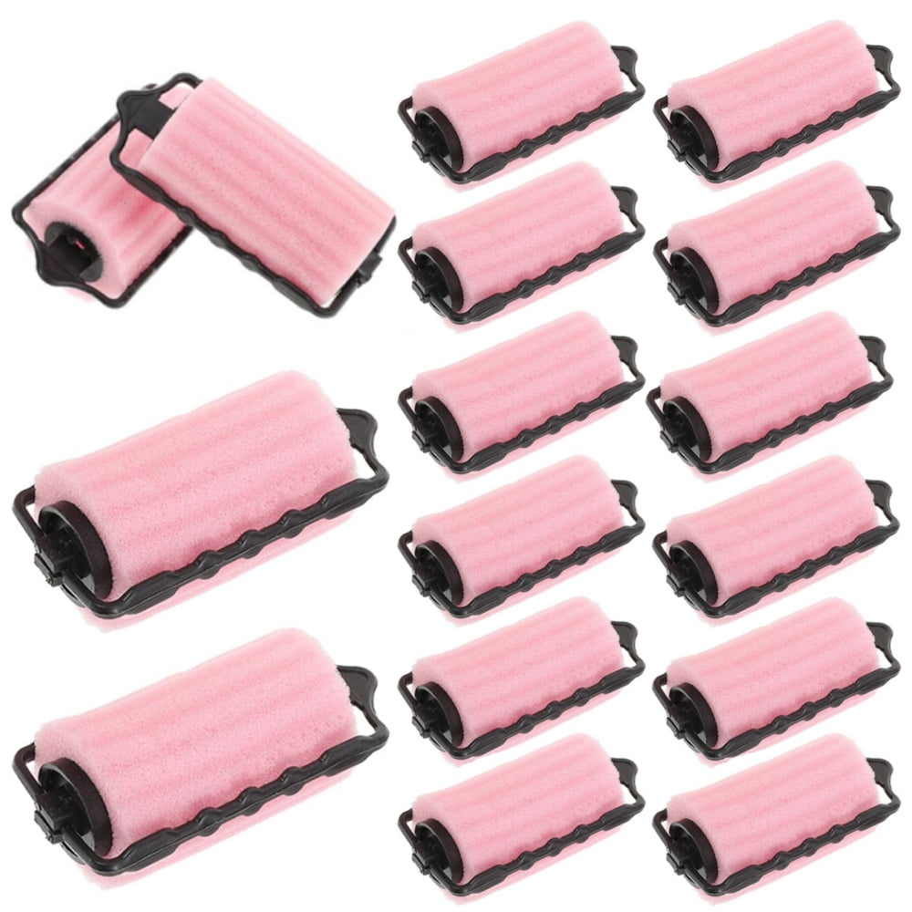 16 Pack No Heat Rollers Clips,Sponge Hair Curlers,Comfortable Soft Foam ...