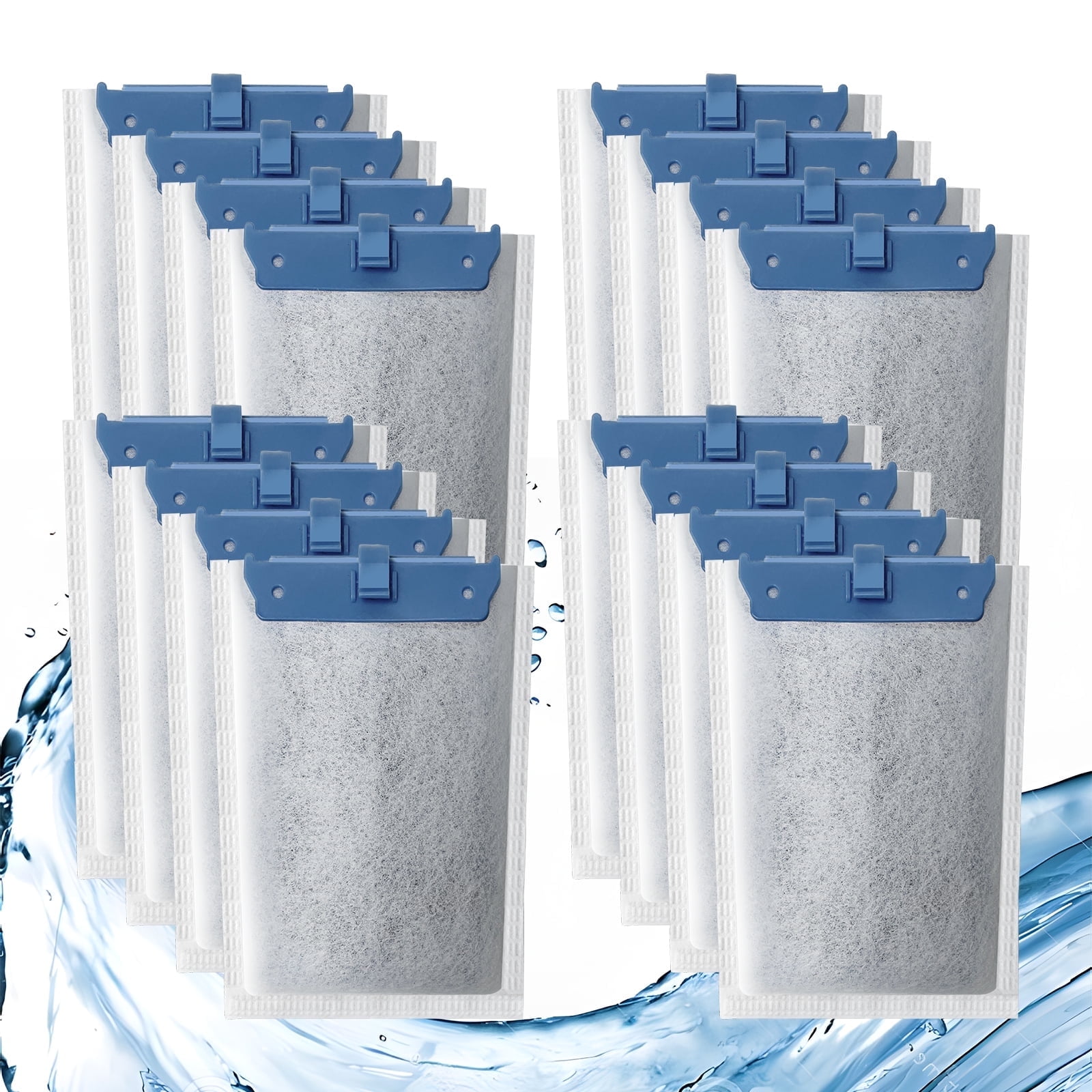 Driamor 16 Pack Medium Filter Cartridges, Replacement for Tetra Whisper ...
