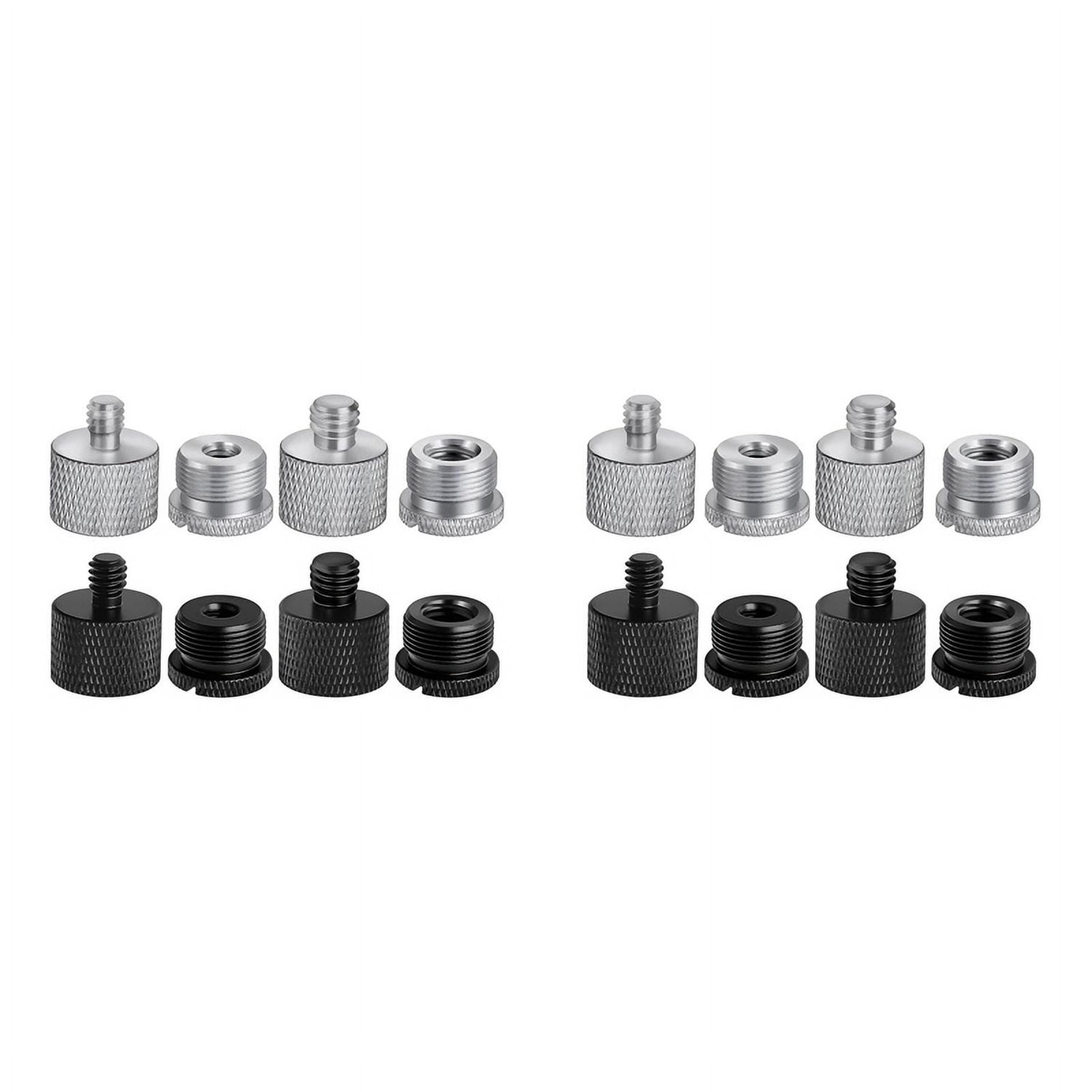 16 Pack Mic Stand Adapter, 5/8 Female to 3/8 Male, 3/8 Female to 5/8 ...