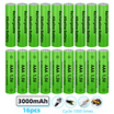 DFITO 1.5V Alkaline AA Rechargeable Battery Cell, 16PCS - Walmart.com