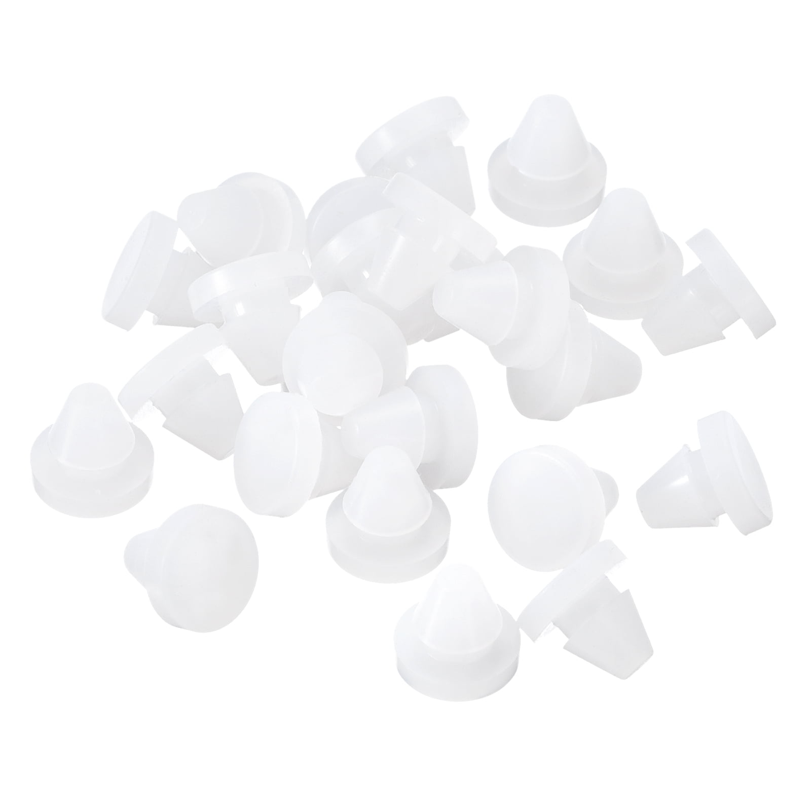 16 Pack Silicone Hole Plug, Clear Rubber Round Hole Plugs Fit for ...
