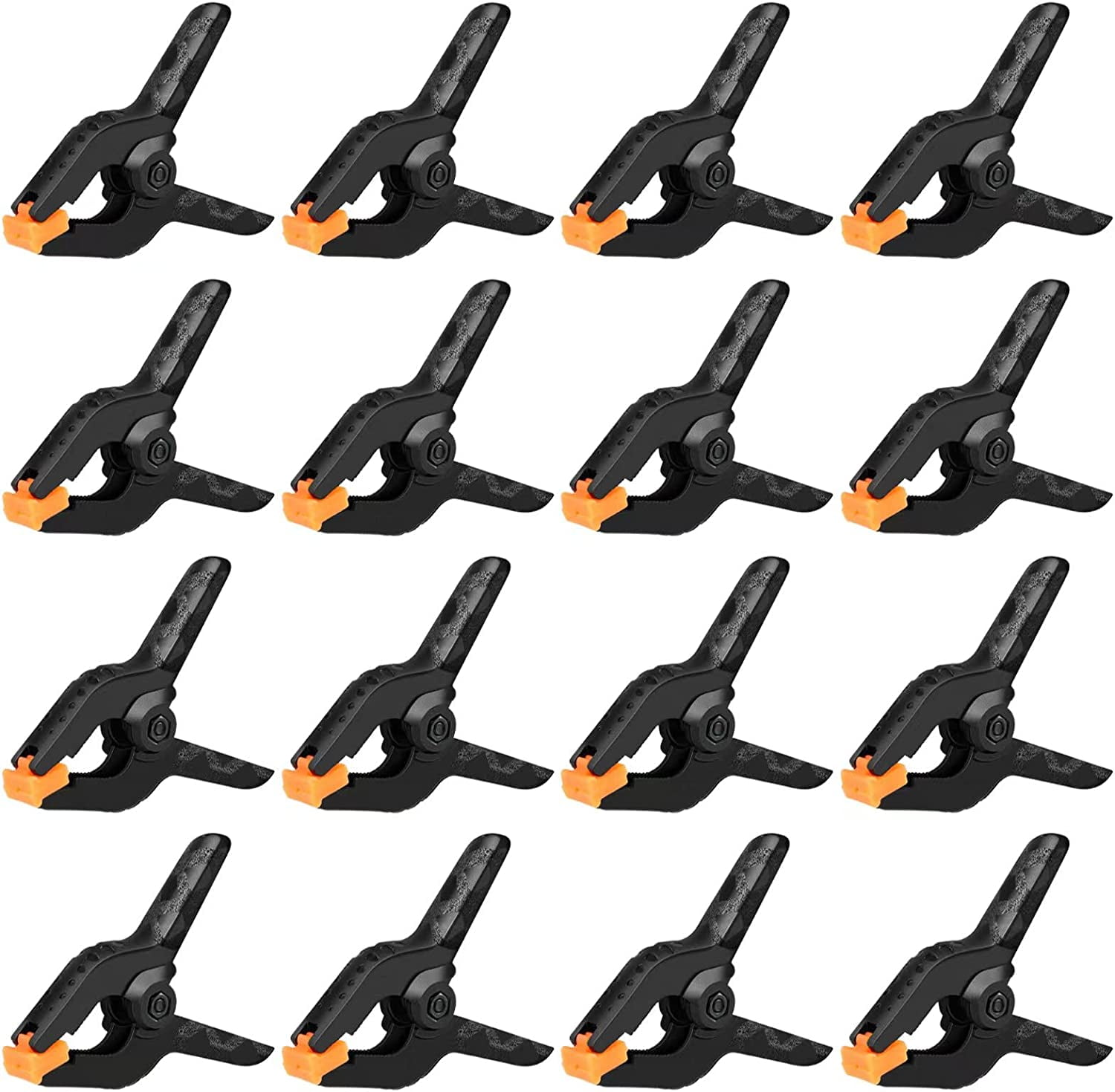 16 Pack Small Spring Clamps, 3.5 Inch Heavy Duty Clamps for Backdrop ...