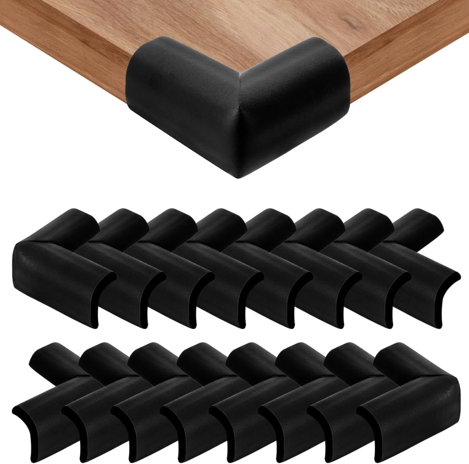 16 Pack Soft Corner Protector Baby, Baby Proofing Corner Guards Table ...