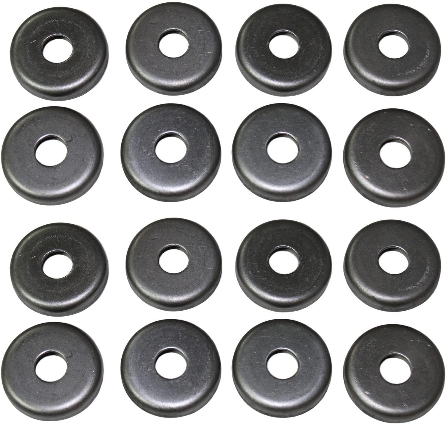16 Pack Steel Weld Cups for Iron Patio Furniture Legs for 1 1/4" Round ...