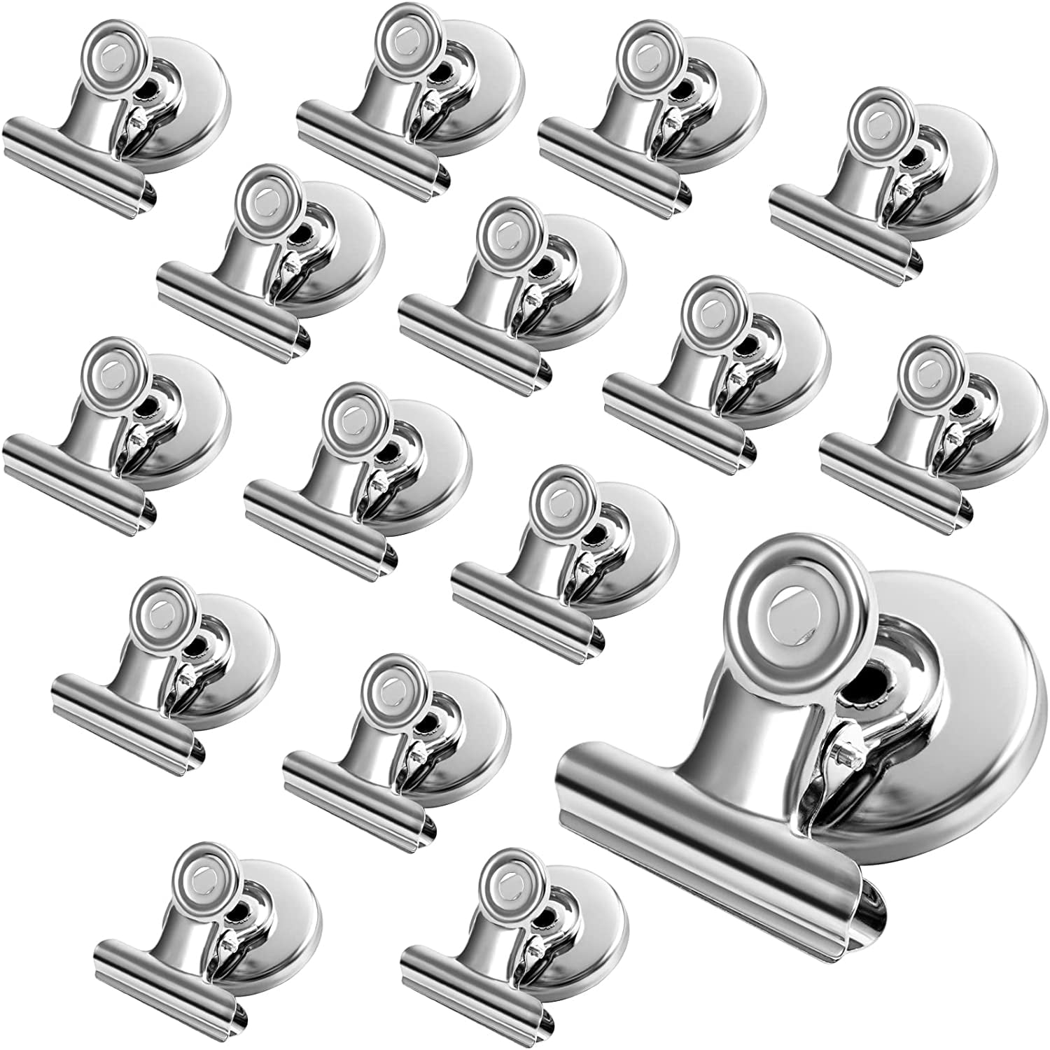 16 Pack Strong Magnetic Clips Heavy Duty Fridge Magnets Clips, Clips ...