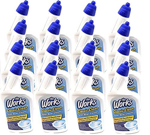 16-Pack - The Works Classic Clean Toilet Bowl Cleaner 24 Fl Oz Each ...