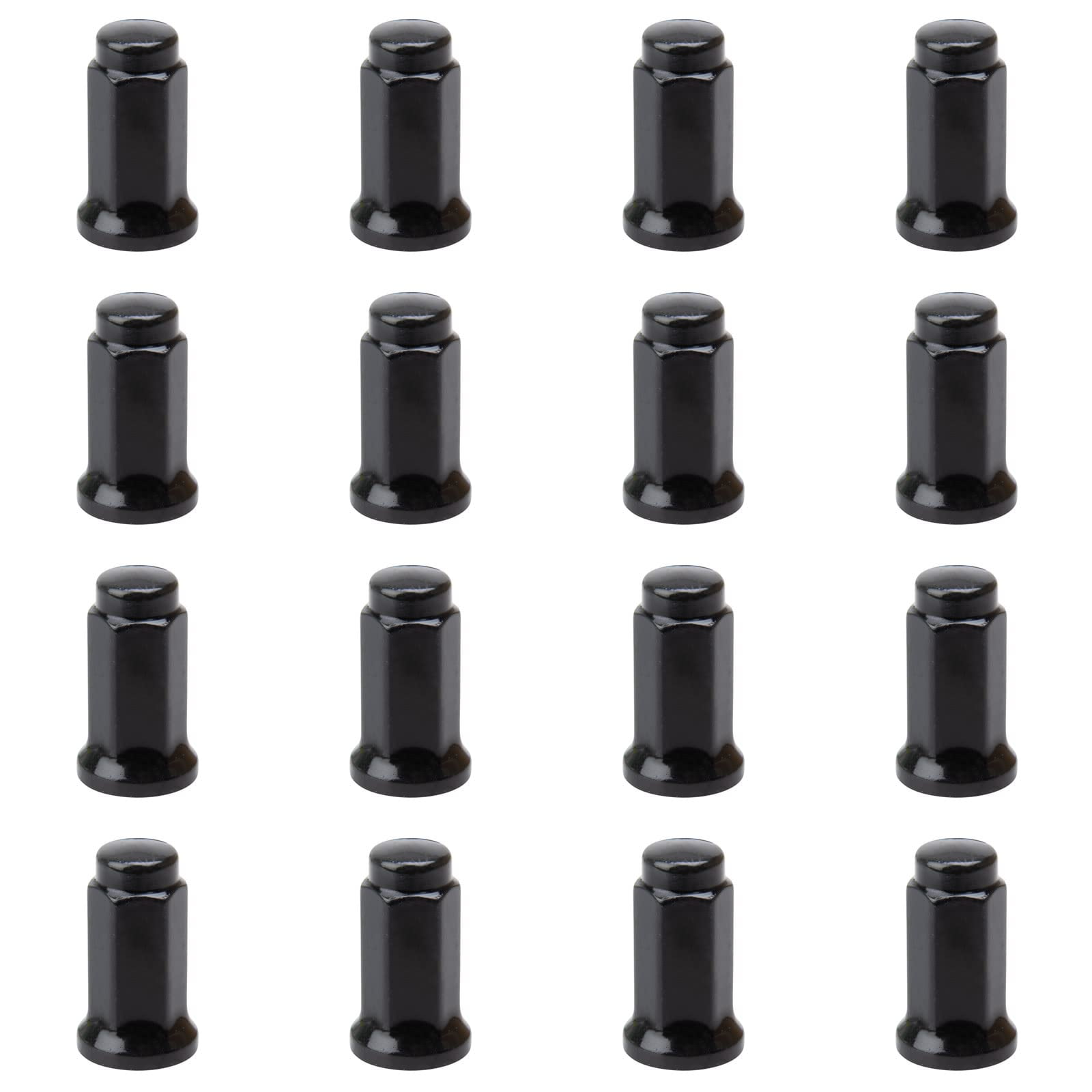 (16 Pack) Tusk Flat Base Lug Nut 10mm x 1.25mm Thread Pitch w/14mm Head ...