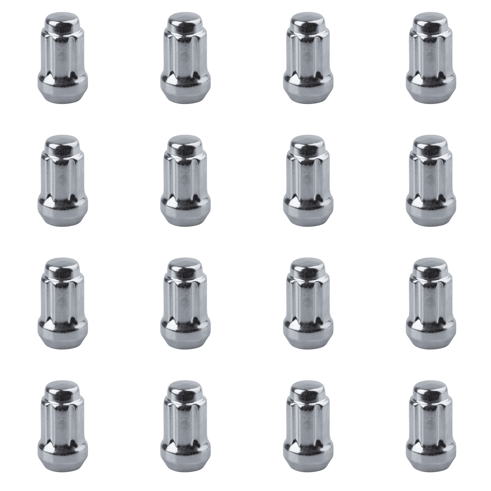 (16 Pack) Tusk Tapered Spline Drive Lug Nut 12mm x 1.50mm Thread Pitch ...