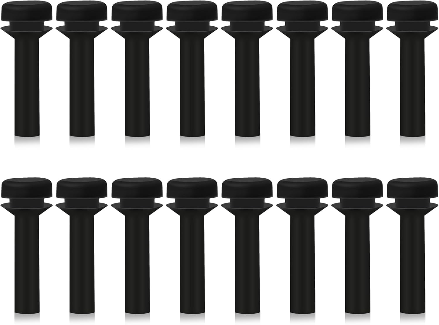 16 Pack WB02X24790 Stove Grate Rubber Feet Replacement for GE Gas Stove ...