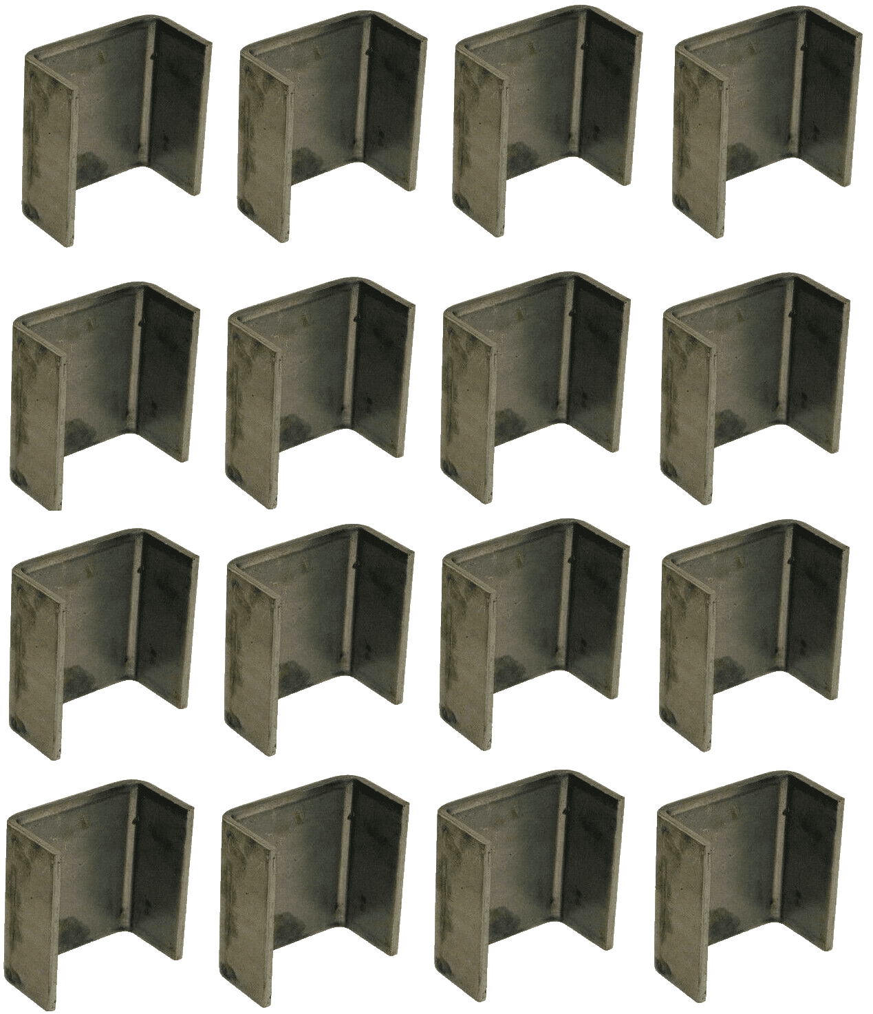 16 Pack 2x4 Trailer Stake Pocket, 7-Gauge Steel Welded Tie-Down Anchor ...