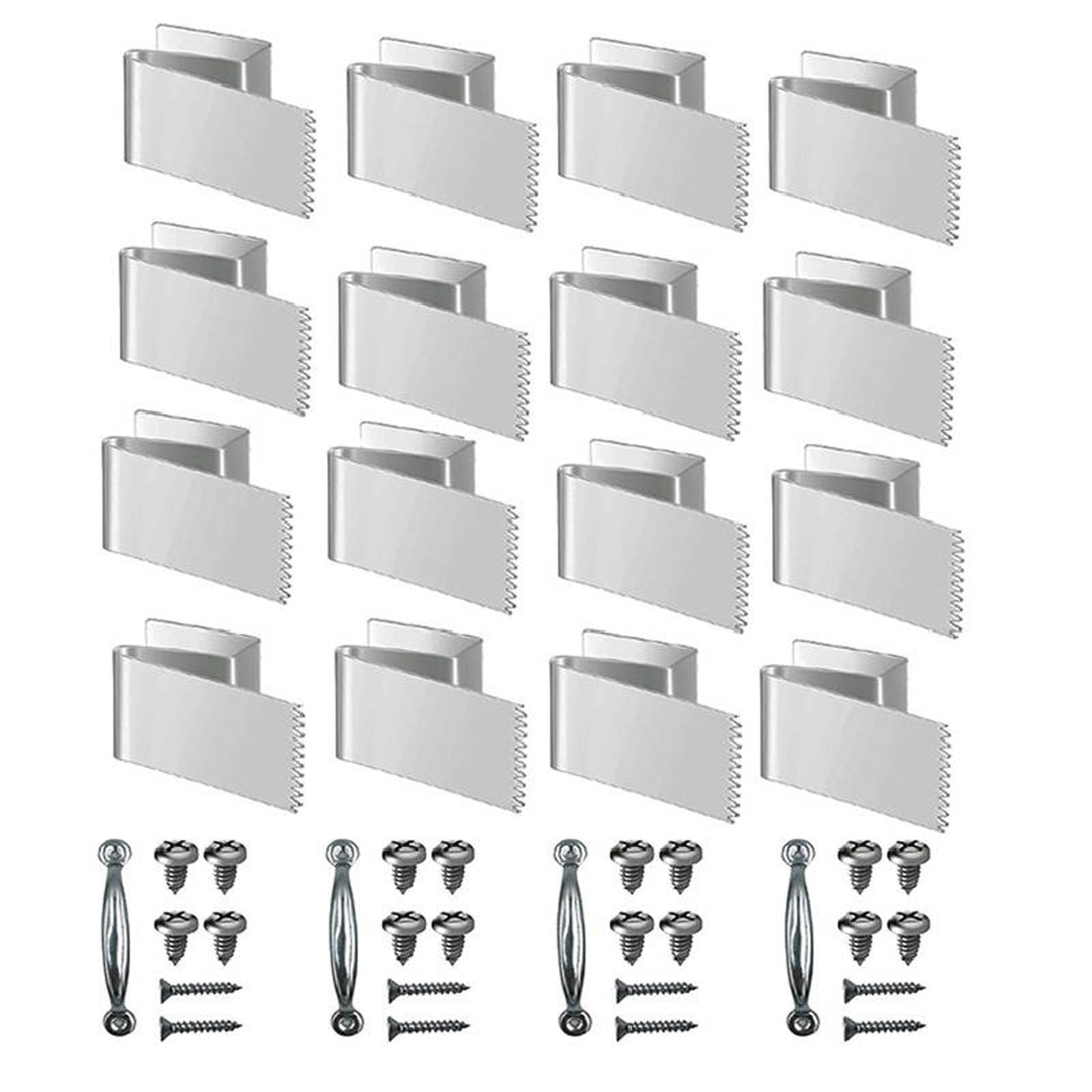 16 - Pack Window Clips with Door Handles and Screws for 1/2 - inch ...