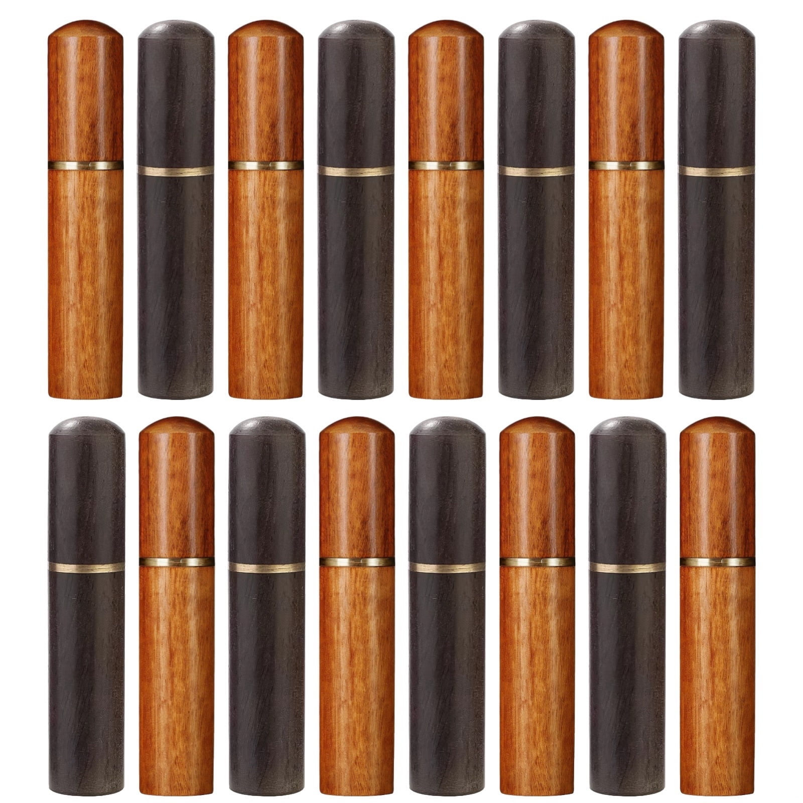 16 Pack Wooden Needle Case Holder, Sewing Needle Coaster, 3.3 x 0.7 ...