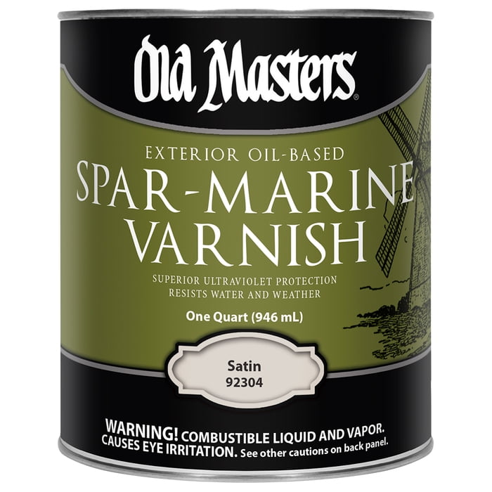16-Pack of 1 qt Old Masters 92304 Clear Spar-Marine Varnish Oil-Based ...