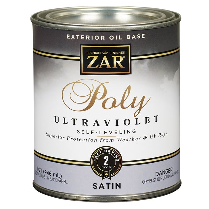 16-Pack of 1 qt UGL 34112 Clear Zar, Ultra Exterior Oil-Based ...