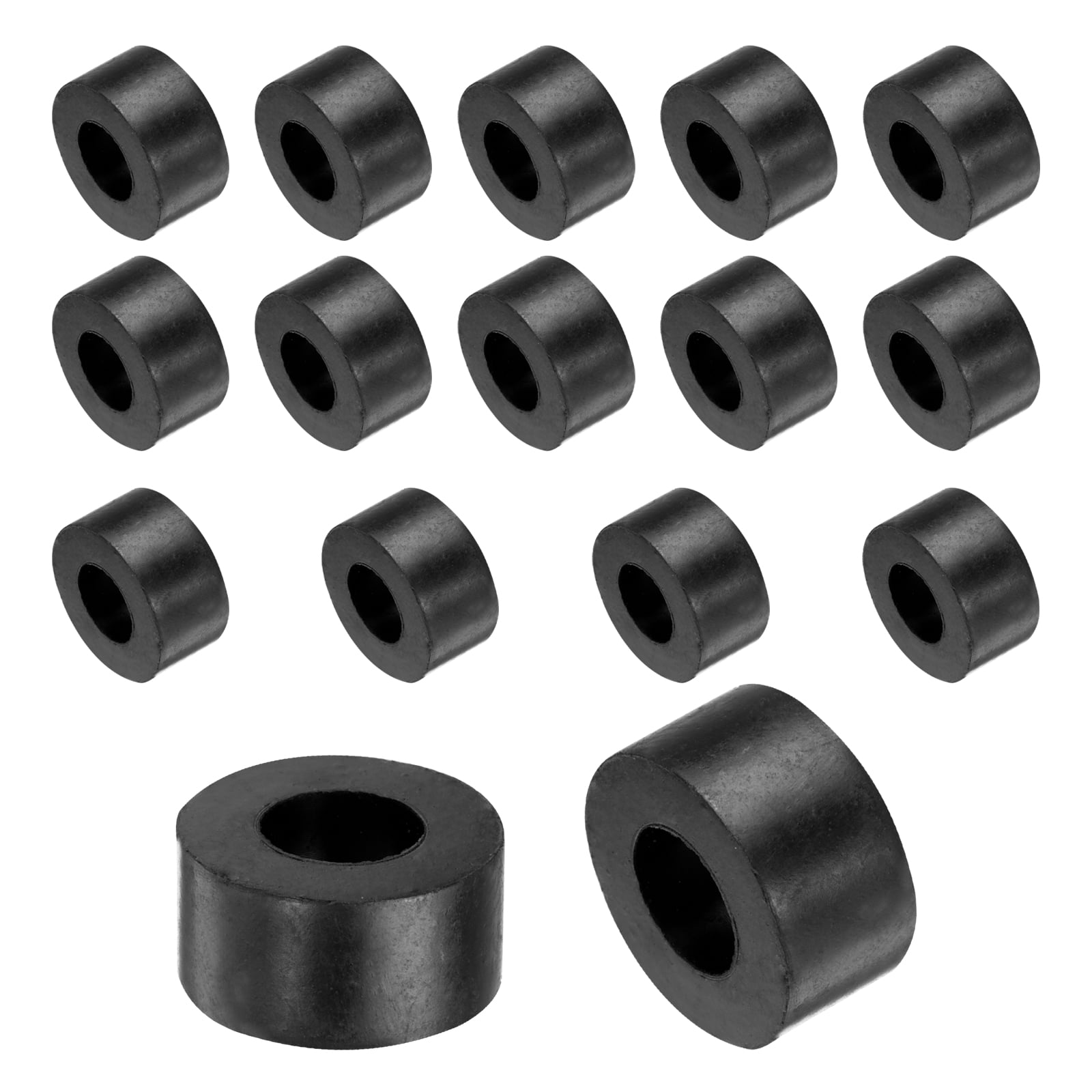 16 Packs Rubber Spacers 20mm OD, 10mm ID, 10mm Height Round Anti ...