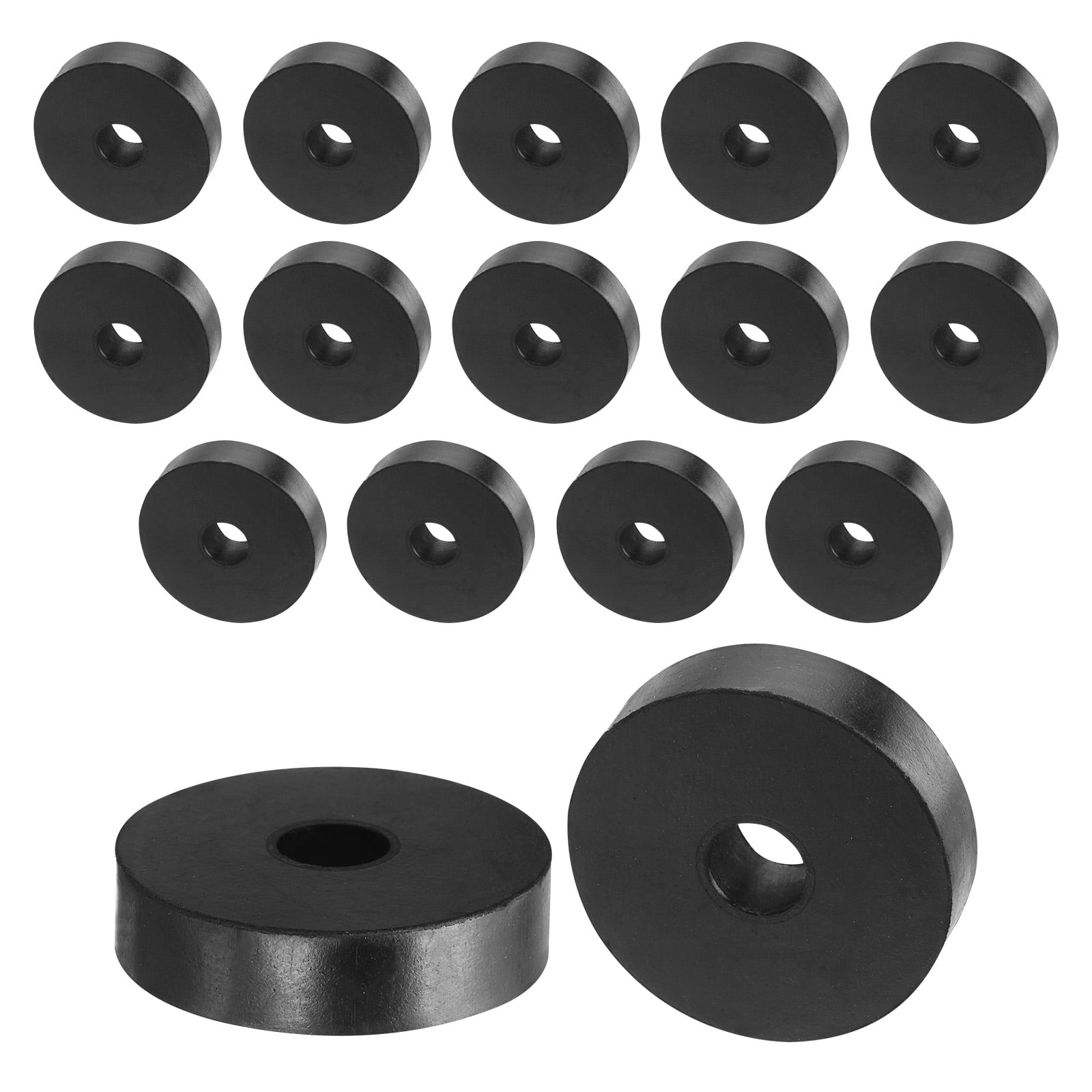 16 Packs Rubber Spacers 40mm OD, 10mm ID, 10mm Height Round Anti ...