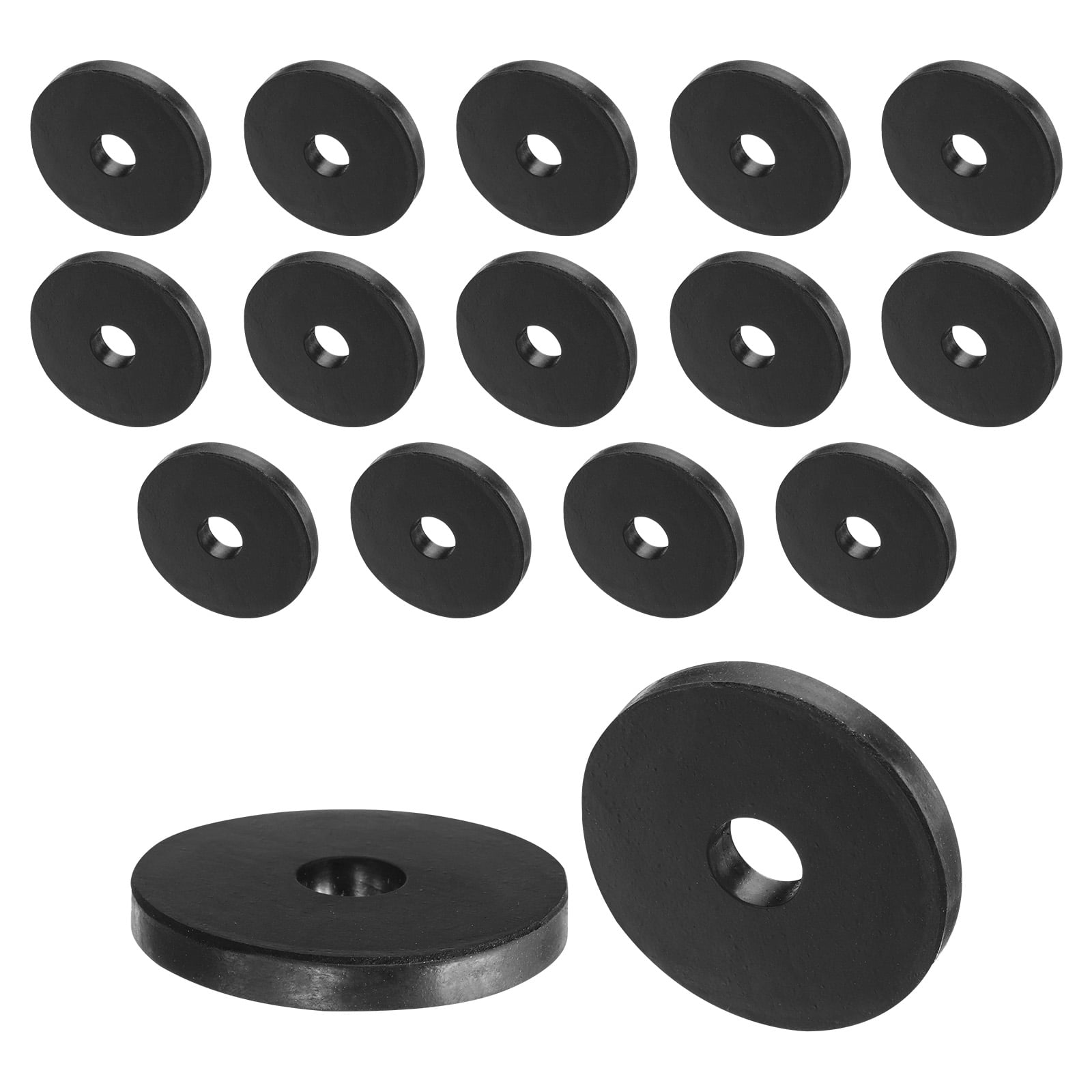 16 Packs Rubber Spacers 40mm OD, 10mm ID, 5mm Height Round Anti ...
