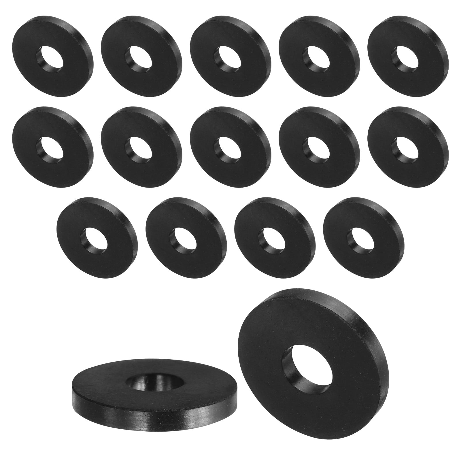 16 Packs Rubber Spacers 40mm OD, 12mm ID, 5mm Height Round Anti ...