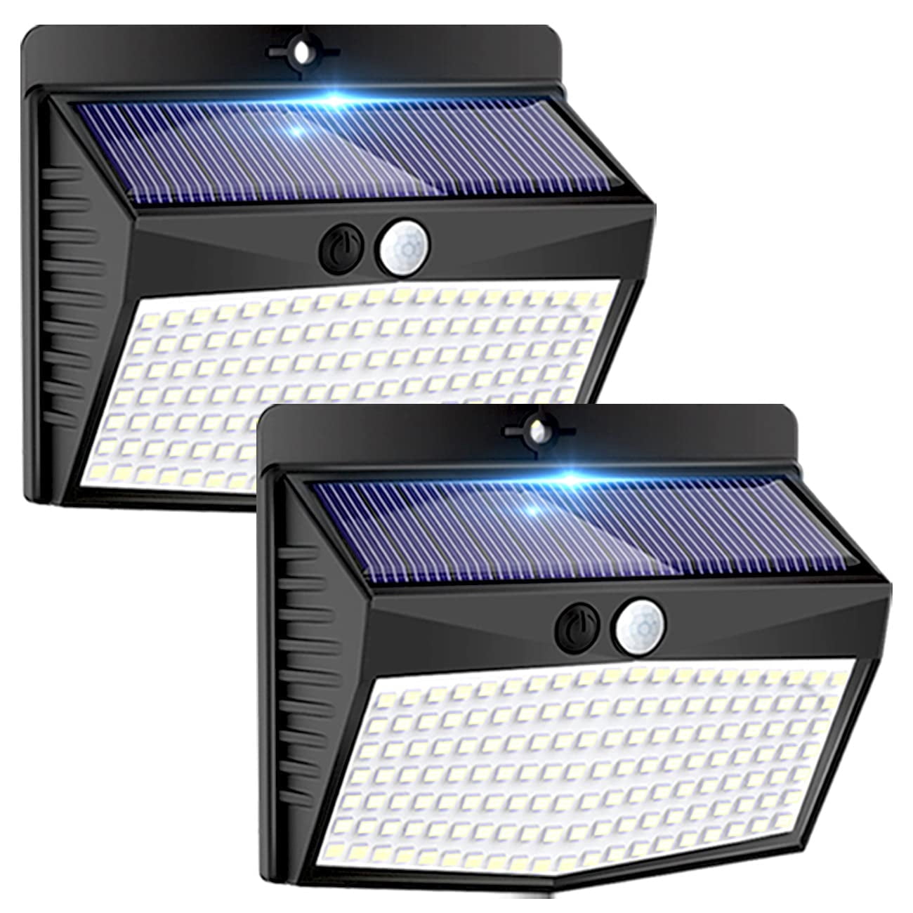 [ 16 Packs] Solar Motion Sensor Lights Outdoor, Solar Fence Lights with ...
