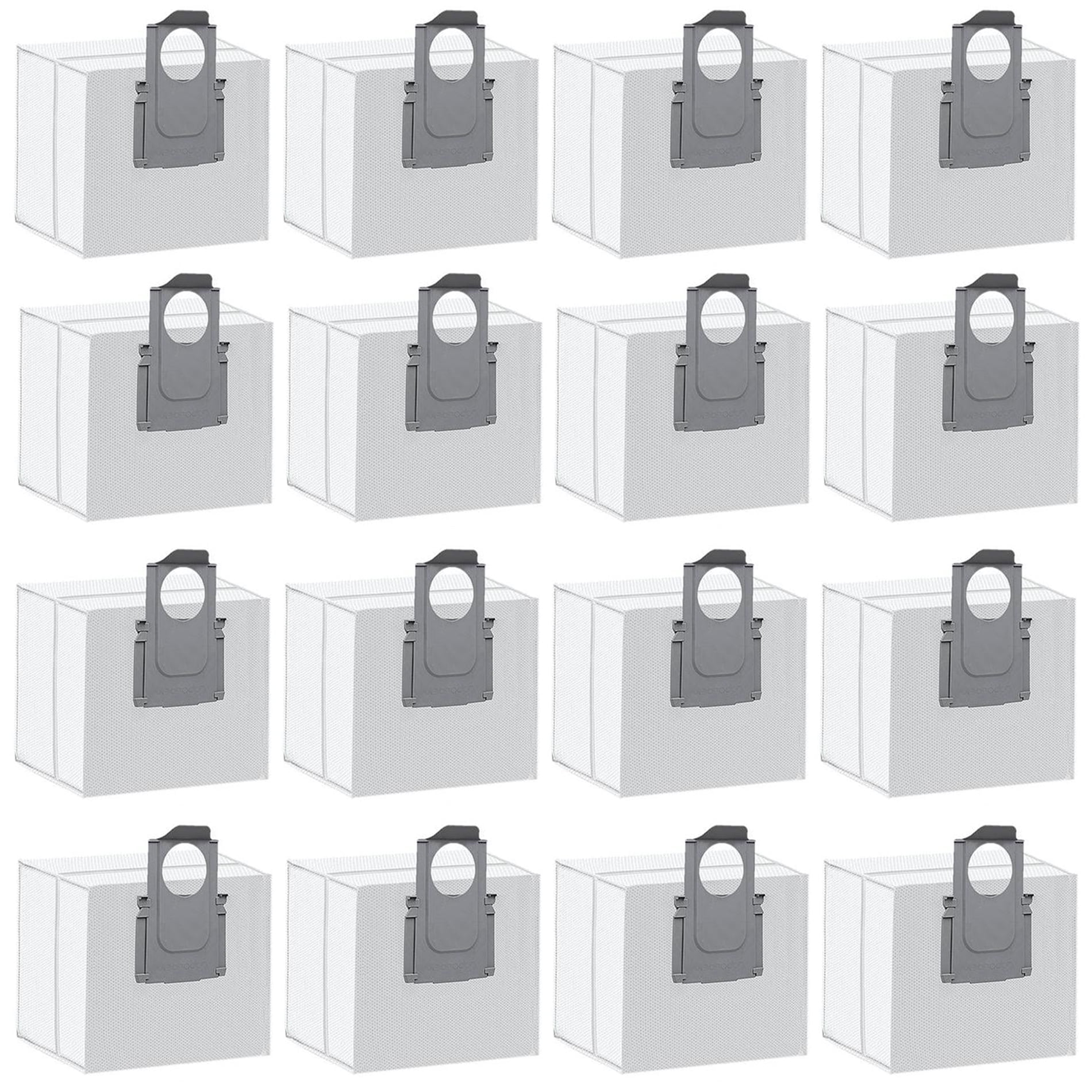 16 Packs Vacuum Dust Bags for Roborock S8+ / S8 Pro Ultra / S7 MaxV ...