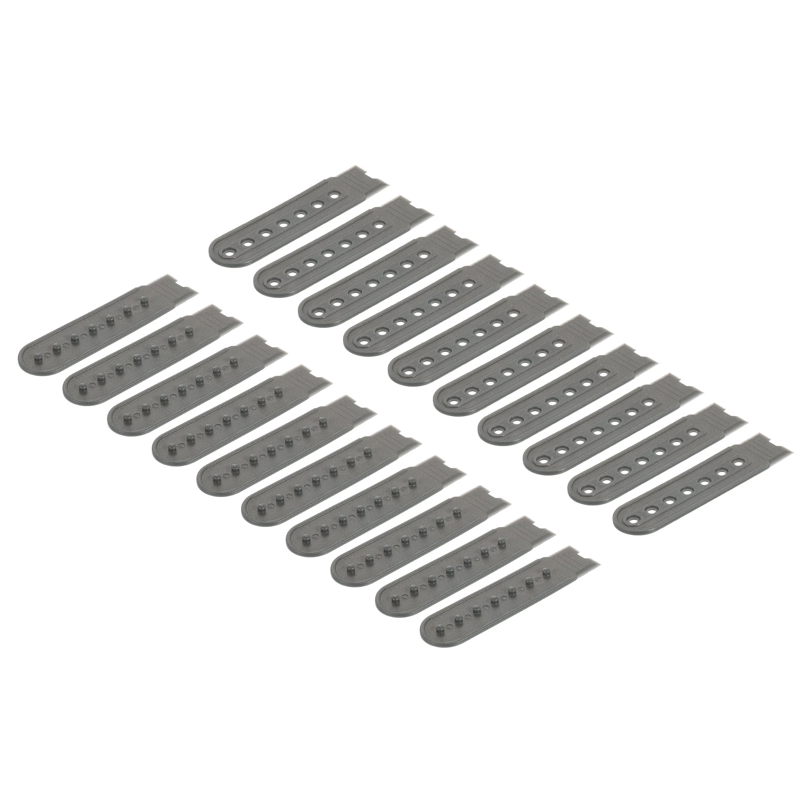 16 Pairs Snapback Strap Cover, 7 Holes Plastic Adjustable Hat Snap ...