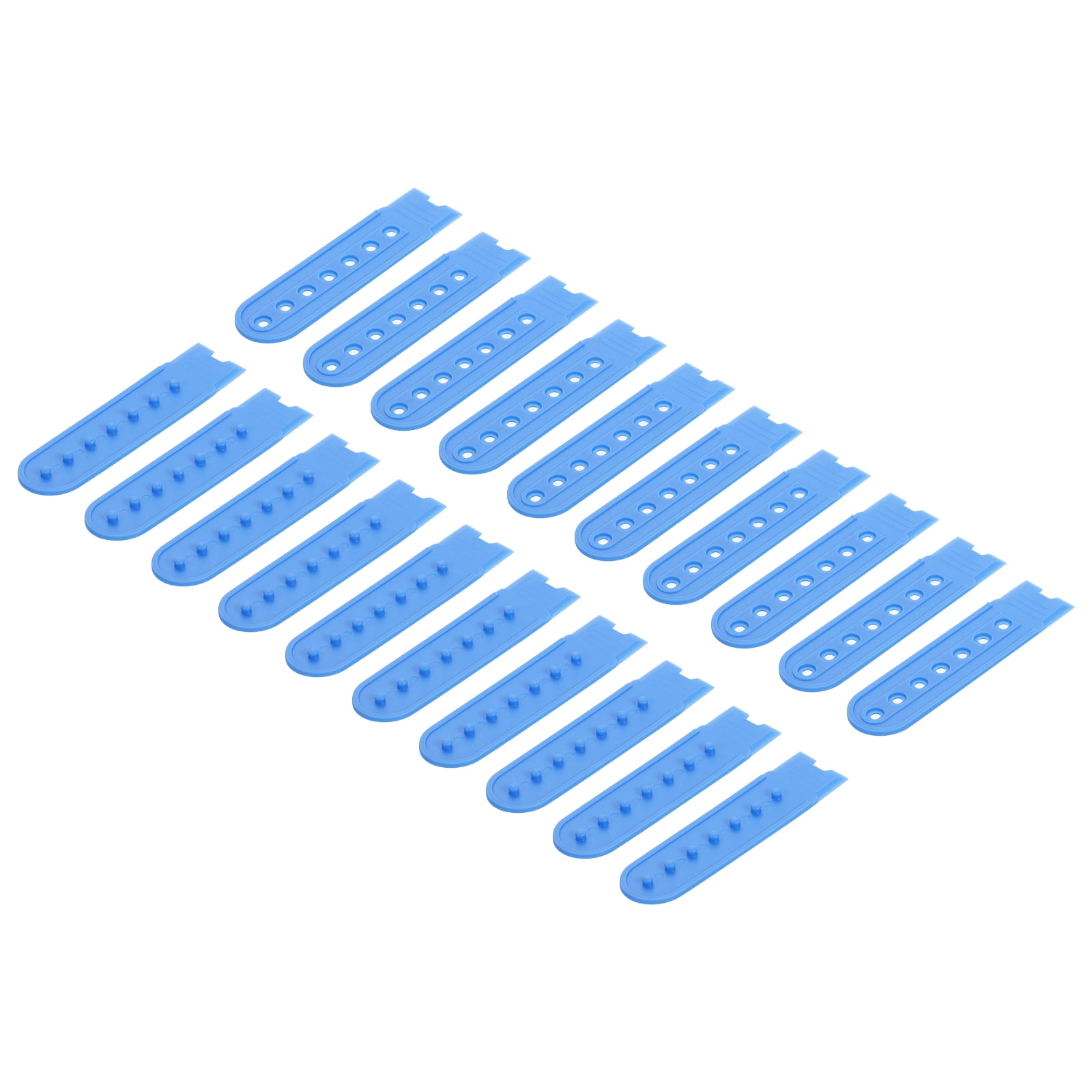 16 Pairs Snapback Strap Cover, 7 Holes Plastic Adjustable Hat Snap ...