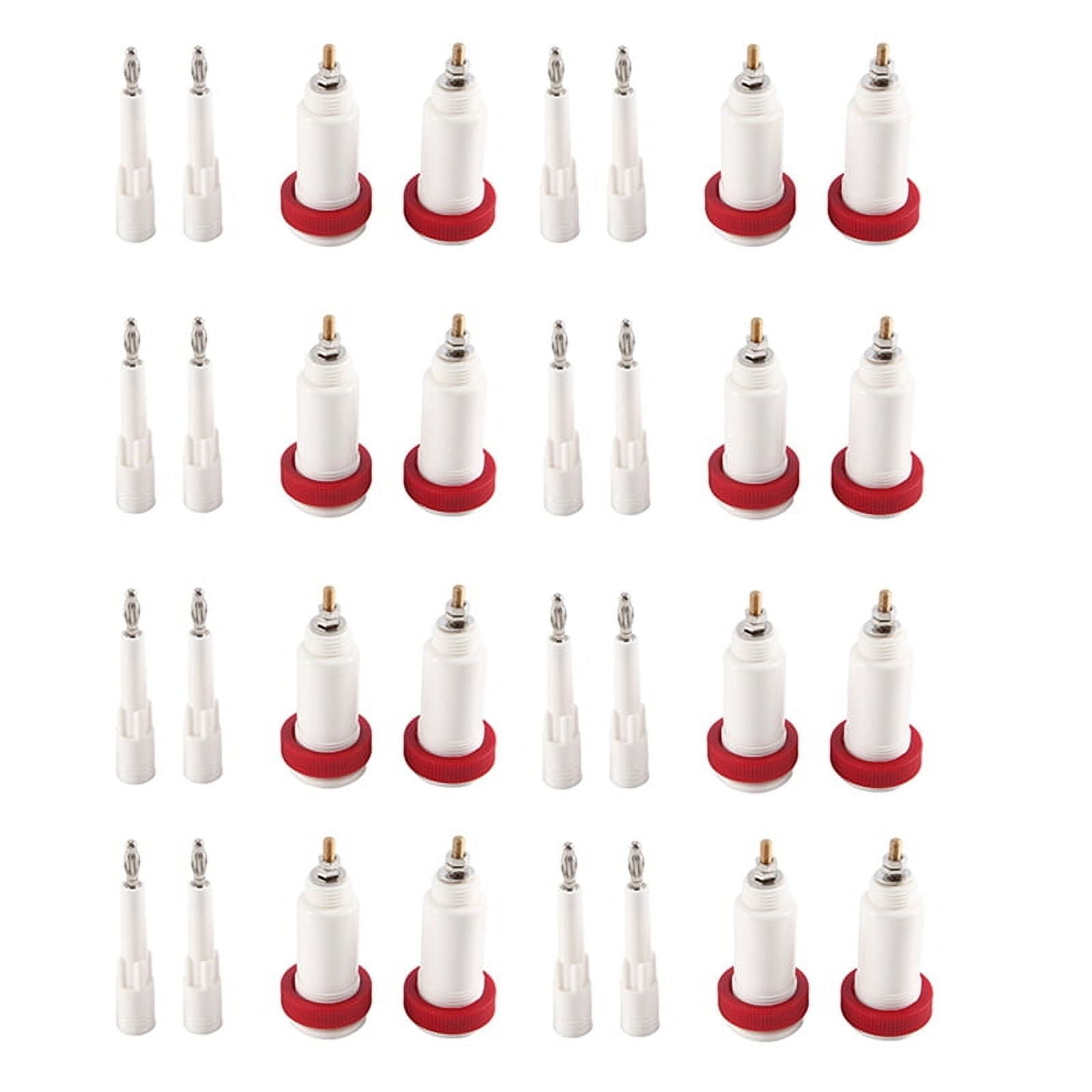 16 Pairs of 4 mm Banana Jack 10Kv -30Kv High Voltage Connector Plug and ...