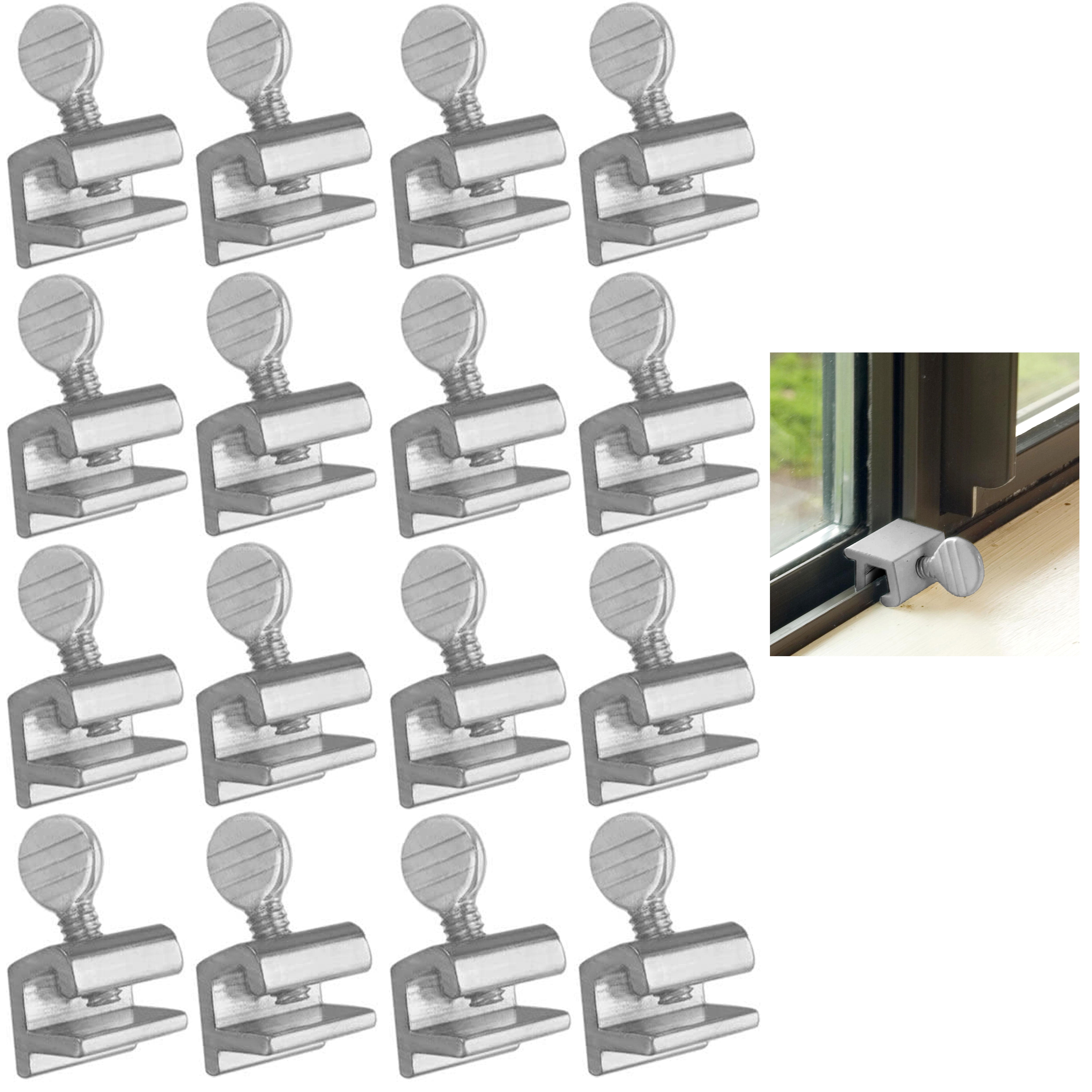 ATB 16 Pc Heavy Duty Sliding Window Locks, Easy Installation ...