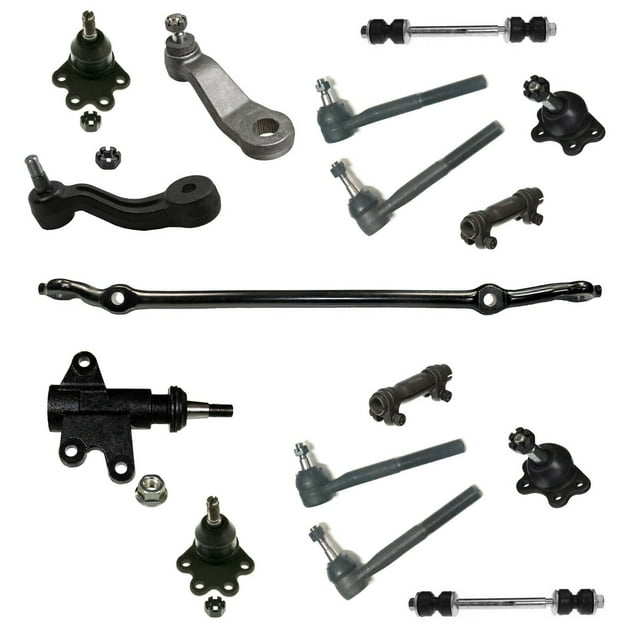 16 Pc Steering & Suspension Kit Center Link Adjusting Sleeves Tie Rod ...