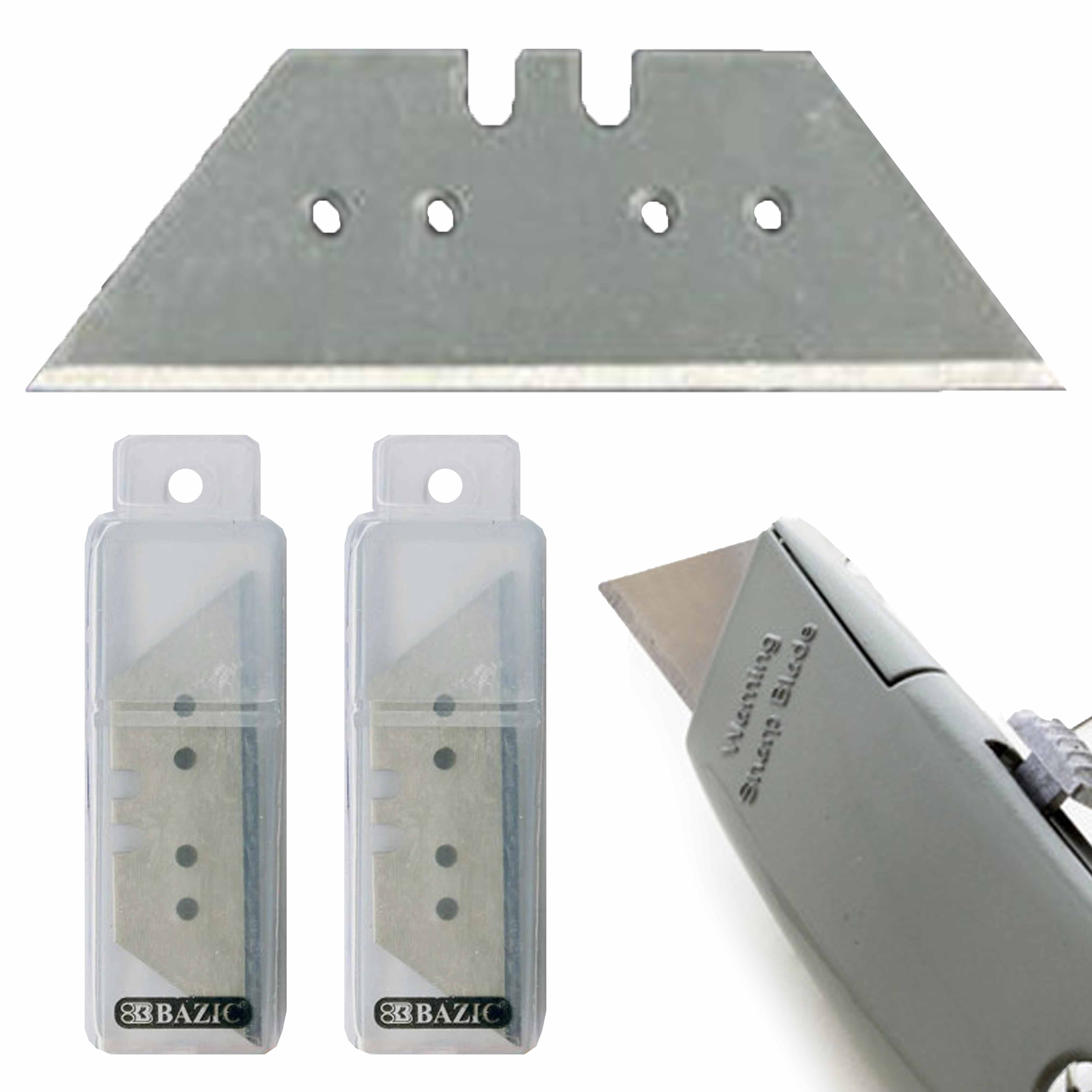 16 Pc Utility Knife Blades Replacement Refills Box Cutter Standard ...