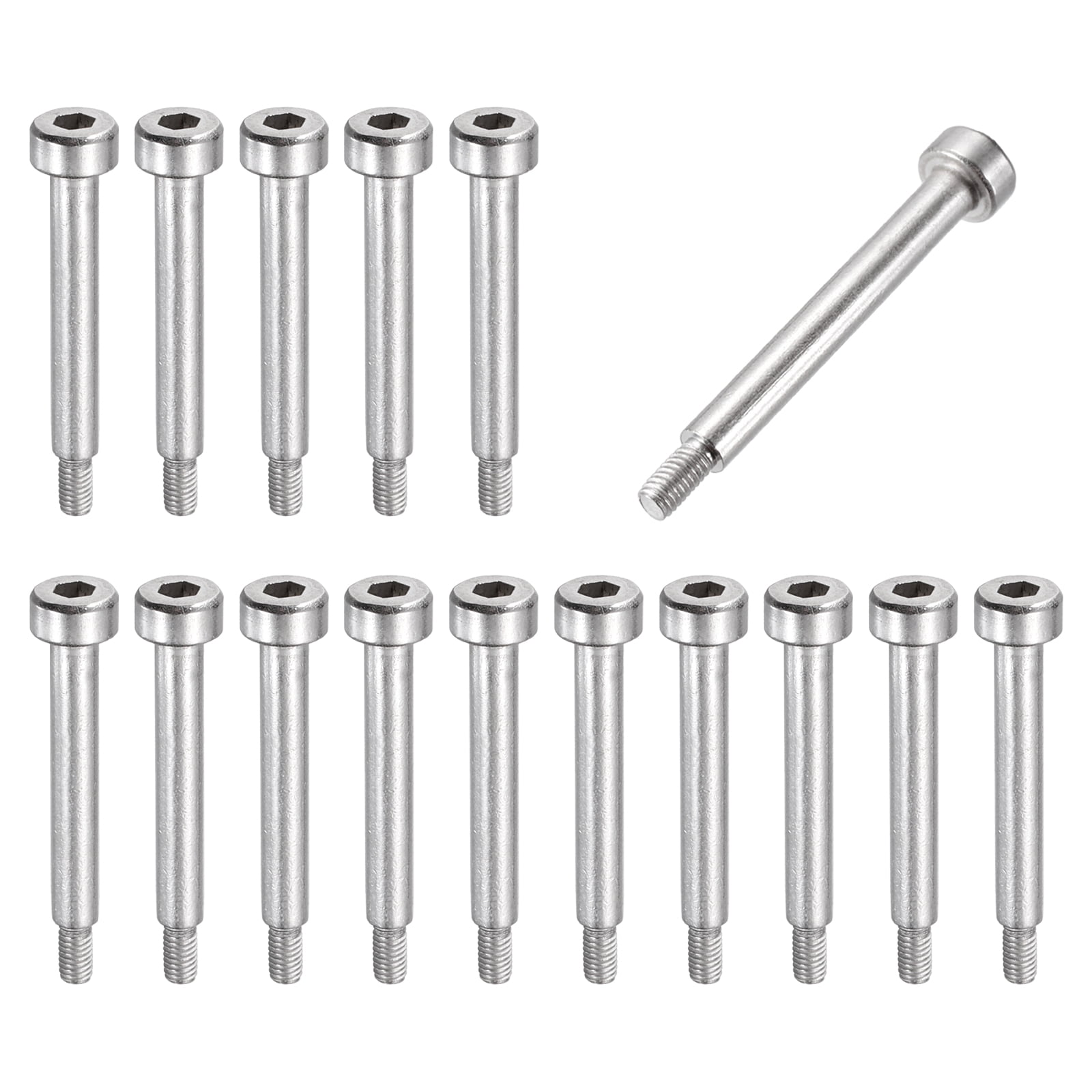 16 Pcs 304 Stainless Steel Shoulder Bolt 4mm Shoulder Dia 25mm Shoulder ...