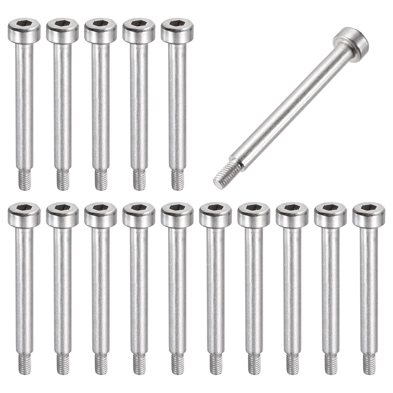 16 Pcs 304 Stainless Steel Shoulder Bolt 4mm Shoulder Dia 30mm Shoulder ...
