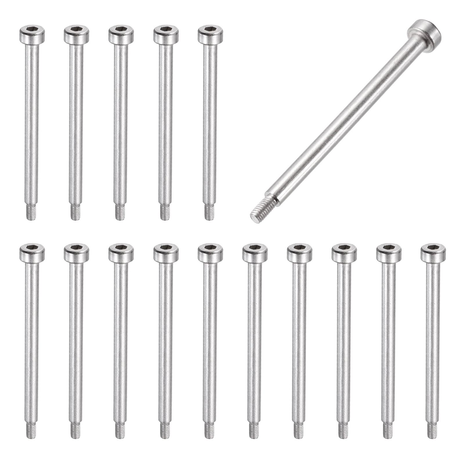 16 Pcs 304 Stainless Steel Shoulder Bolt 4mm Shoulder Dia 50mm Shoulder ...
