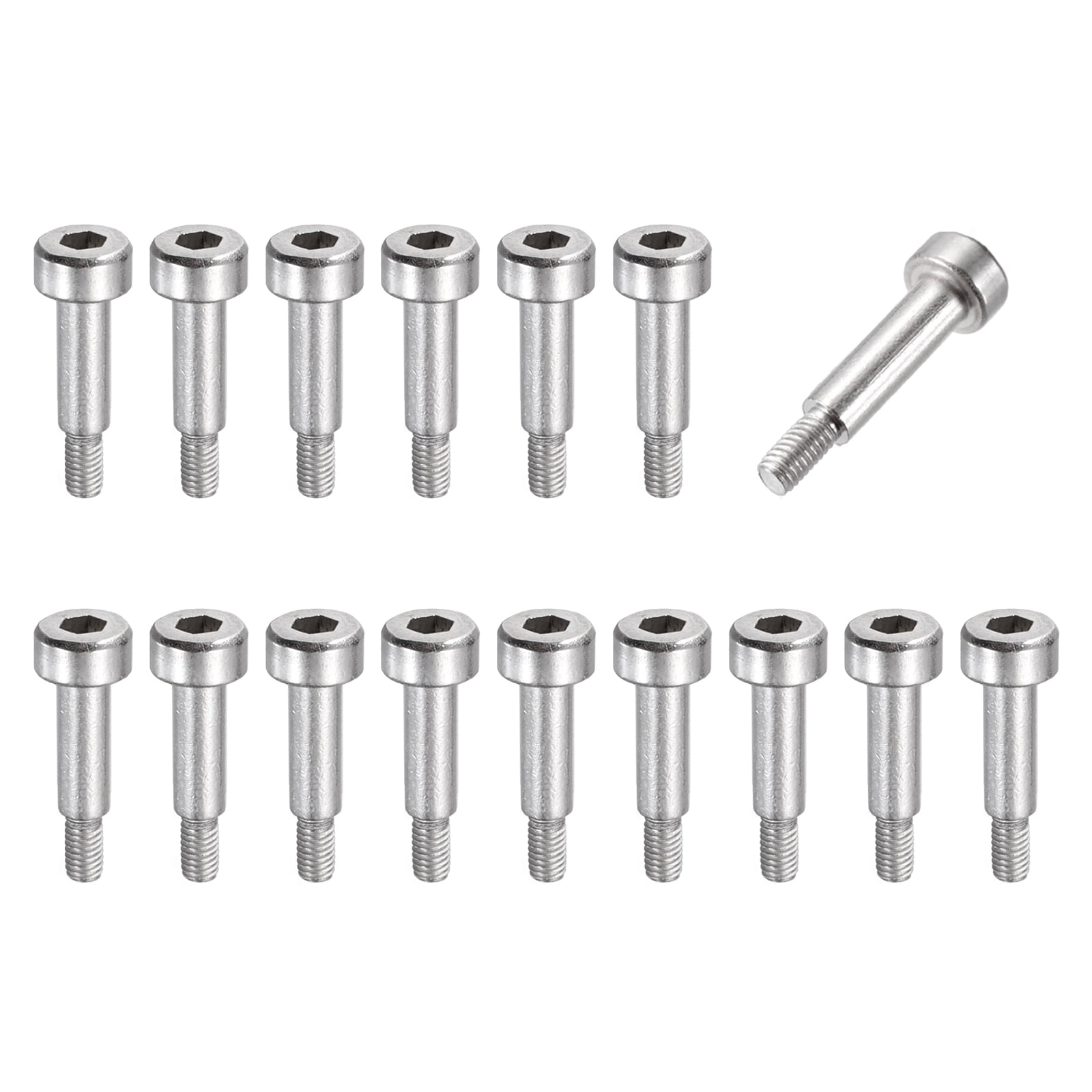 16 Pcs 304 Stainless Steel Shoulder Bolt 4mm Shoulder Dia 8mm Shoulder ...
