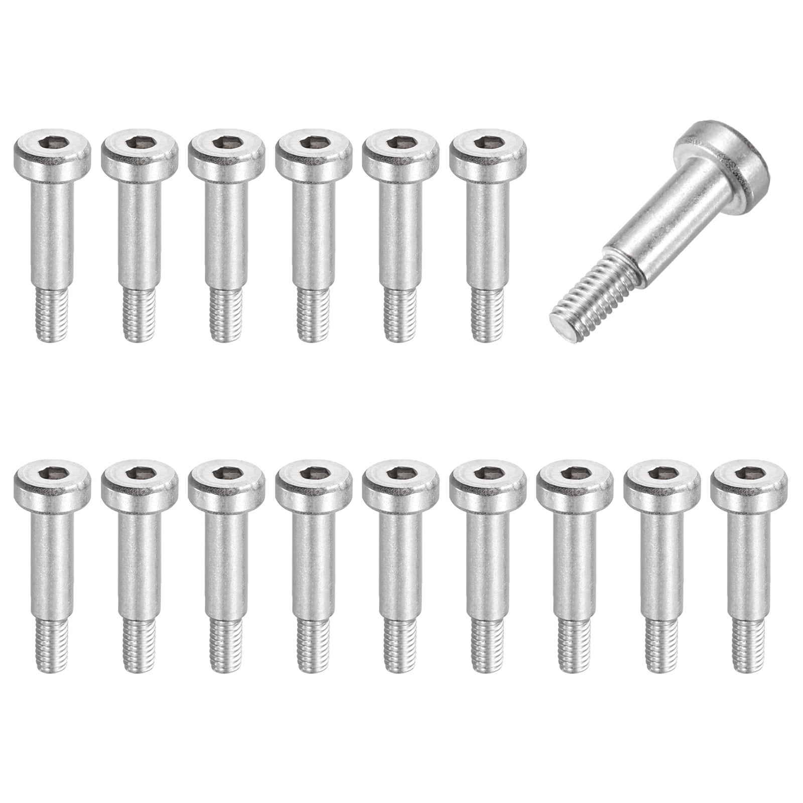 16 Pcs 304 Stainless Steel Shoulder Bolt 5mm Shoulder Dia 14mm Shoulder ...