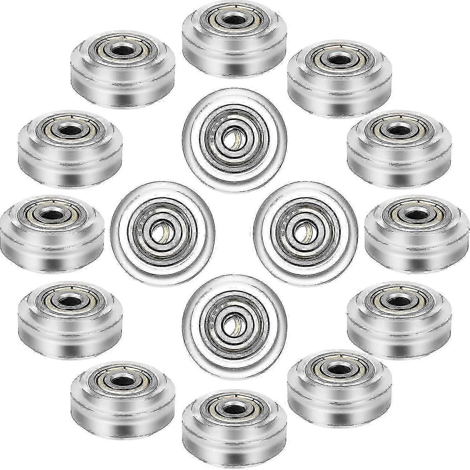 16 Pcs 3d Printer Polycarbonate Pulley 3d Printer Wheels 625zz Pulley ...