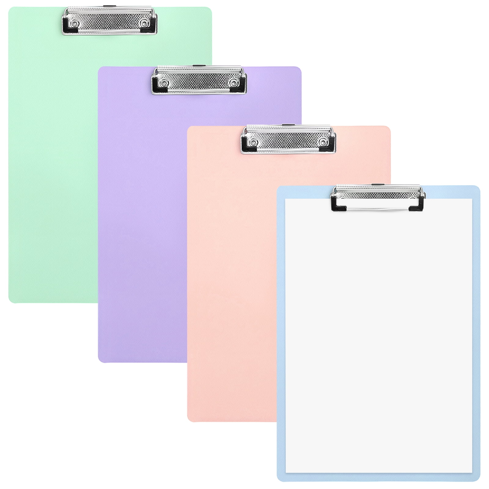 16 Pcs A4 Clipboards, A4 Plastic Clipboards Bulk with Metal Clips ...