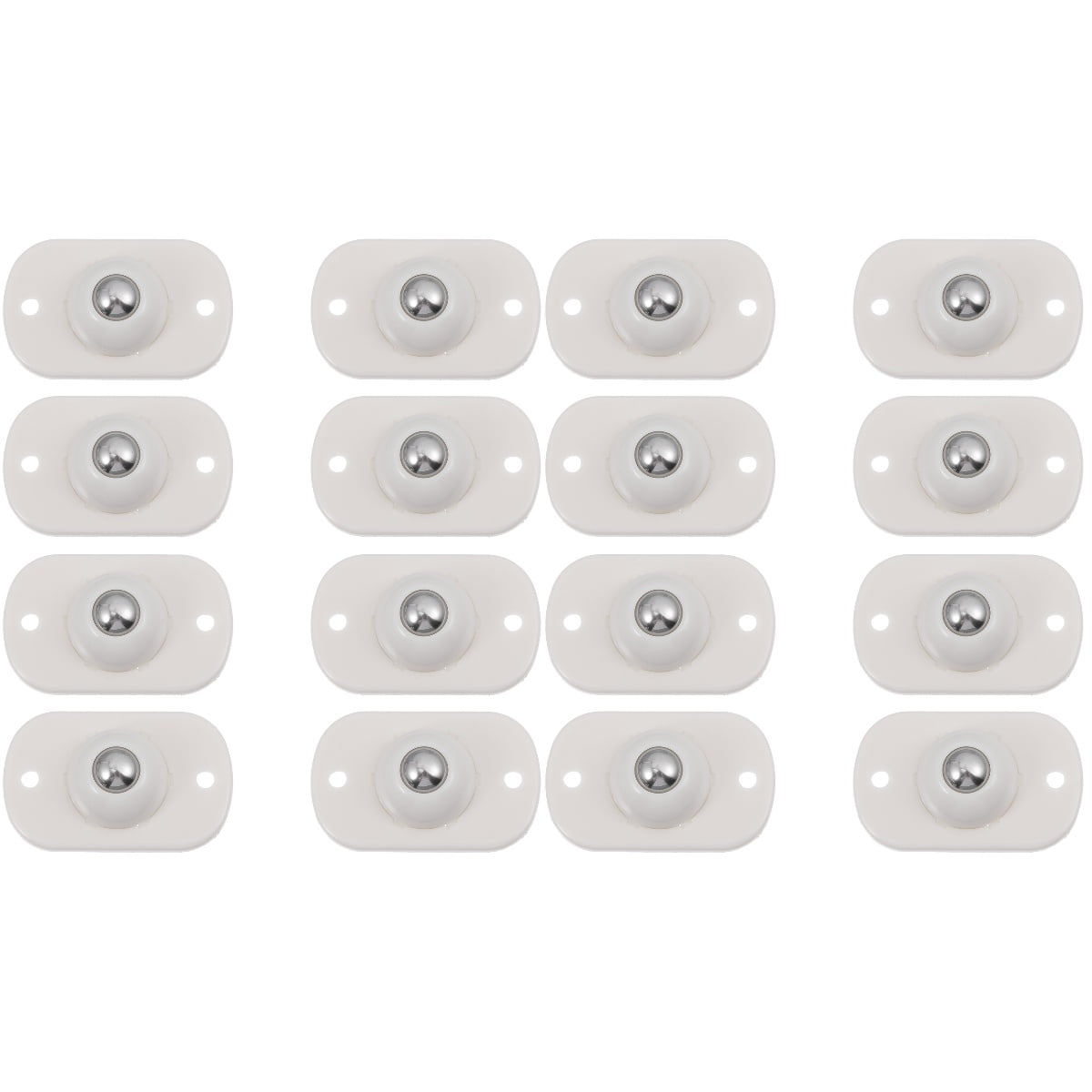 16 Pcs Adhesive Universal Wheel Storage Bins with Sticky Bottom, Pulley ...