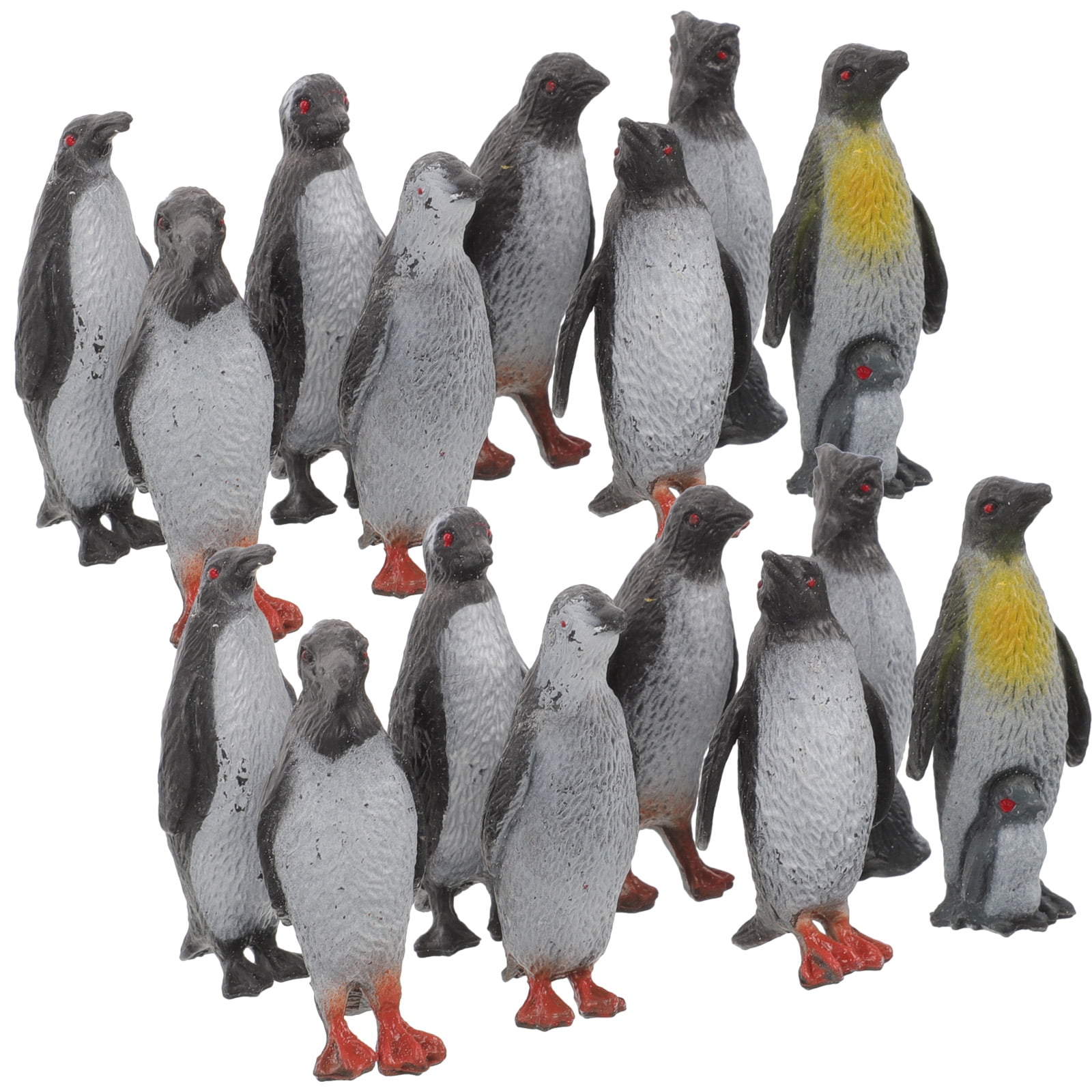 16 Pcs Animal Model Kids Toys Vivid Penguin Models Child - Walmart.com
