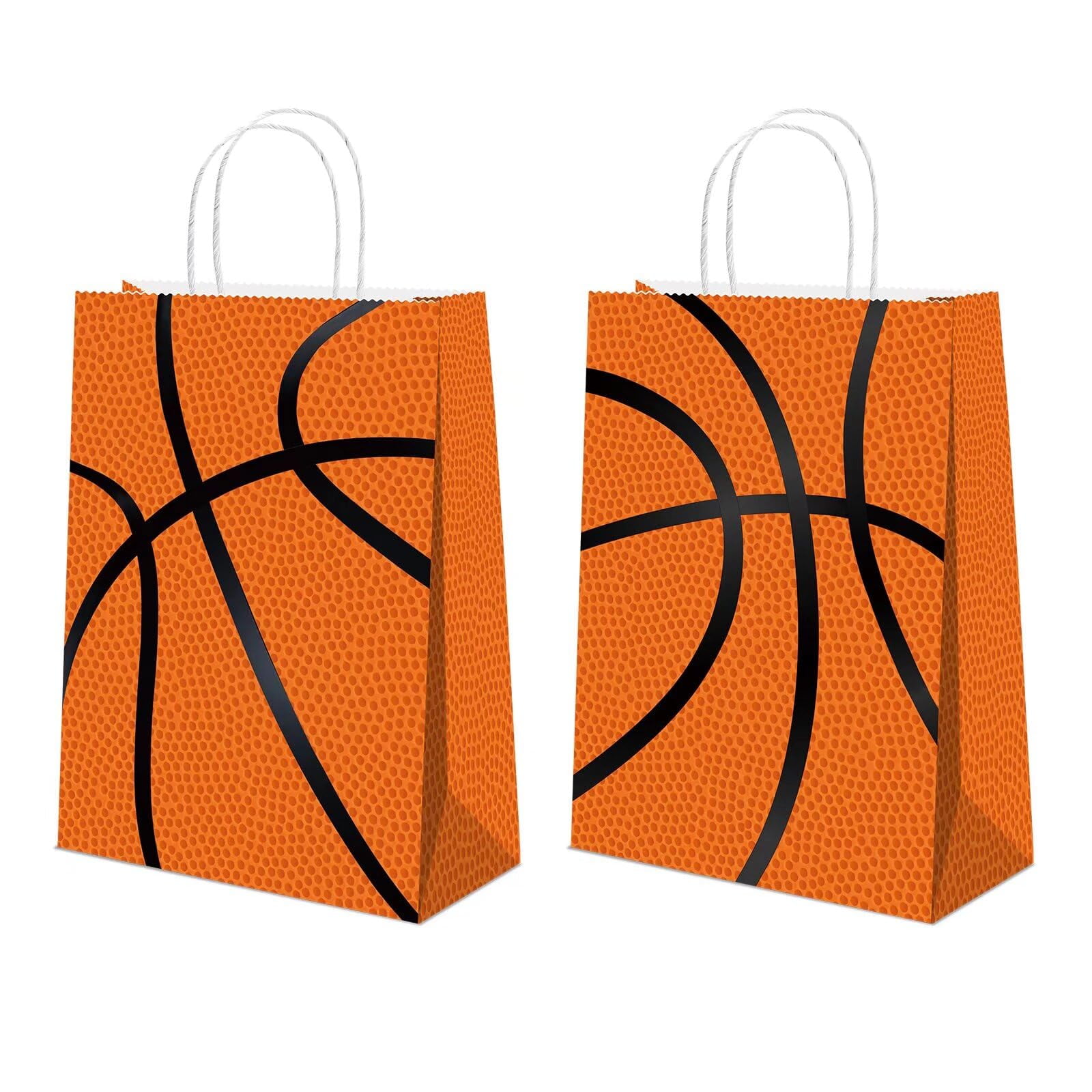 16 Pcs Basketball Gift Bags with Handles for Basketball Birthday Party ...