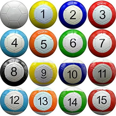 GARENDE 16 Pieces Pool Table Balls 2.25" Billiard Balls for Playroom ...