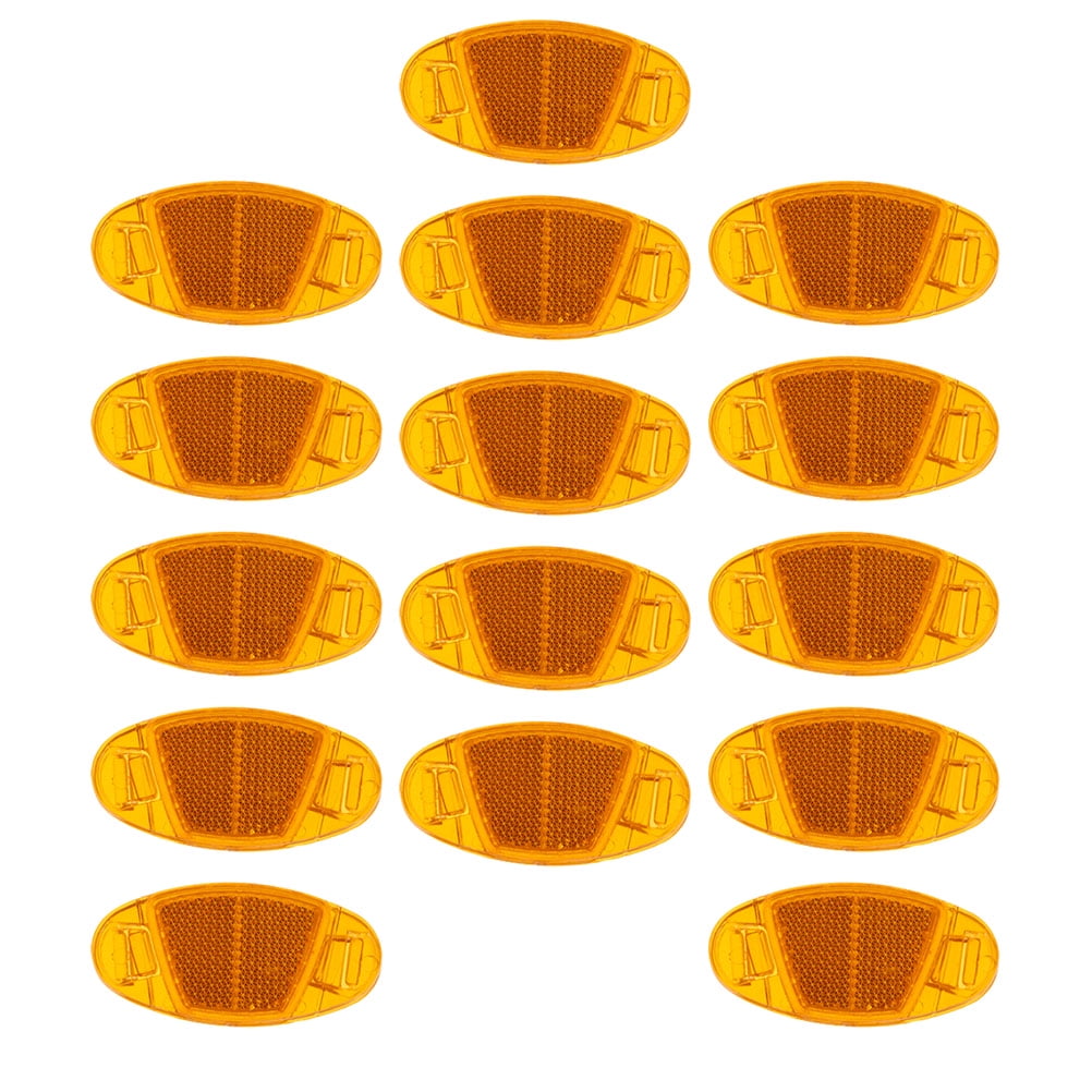 16 Pcs Bike Warning Reflectors Bicycle Spoke Lights Stickers for Wheels ...