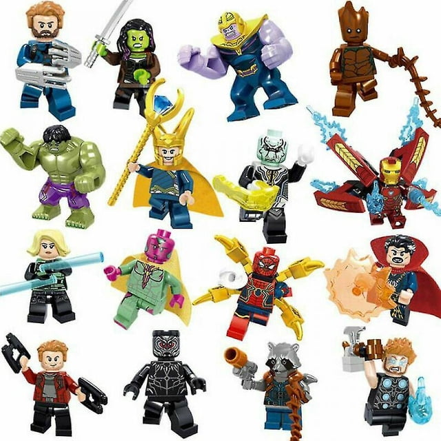 16 Pcs Birthday Cake topper Educational Collectible figures Toys Action ...